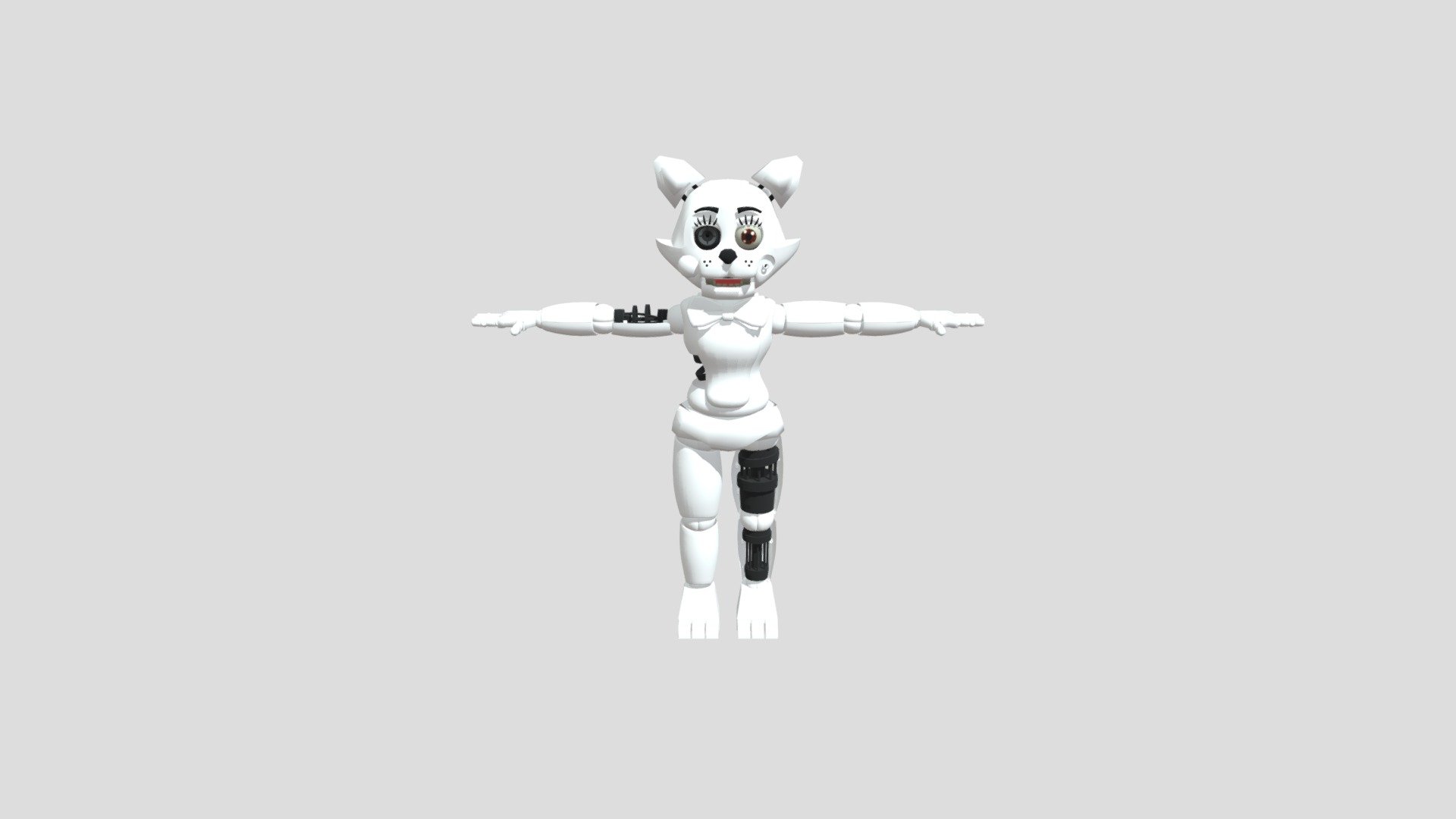 Withered Cindy The Cat - Download Free 3D model by speaker13boom ...
