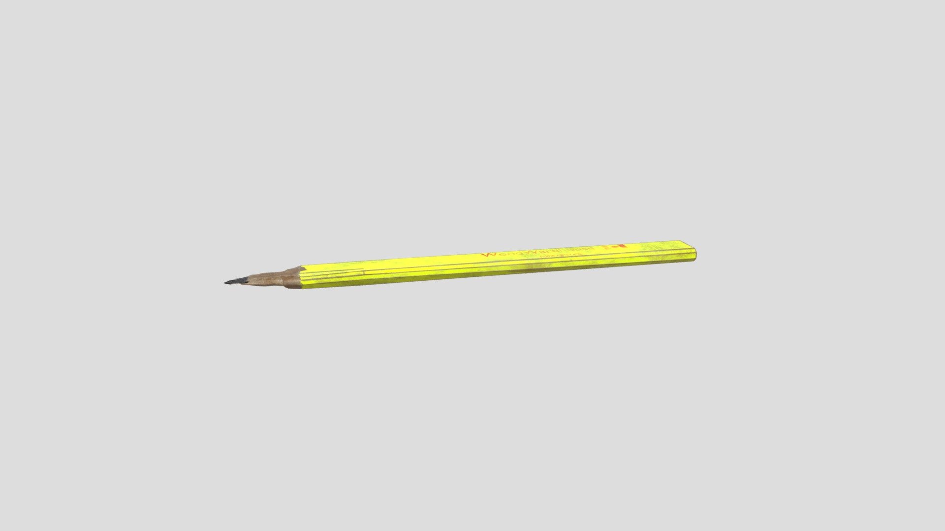 Carpenters pencil - Download Free 3D model by agit0 [3d45f75] - Sketchfab