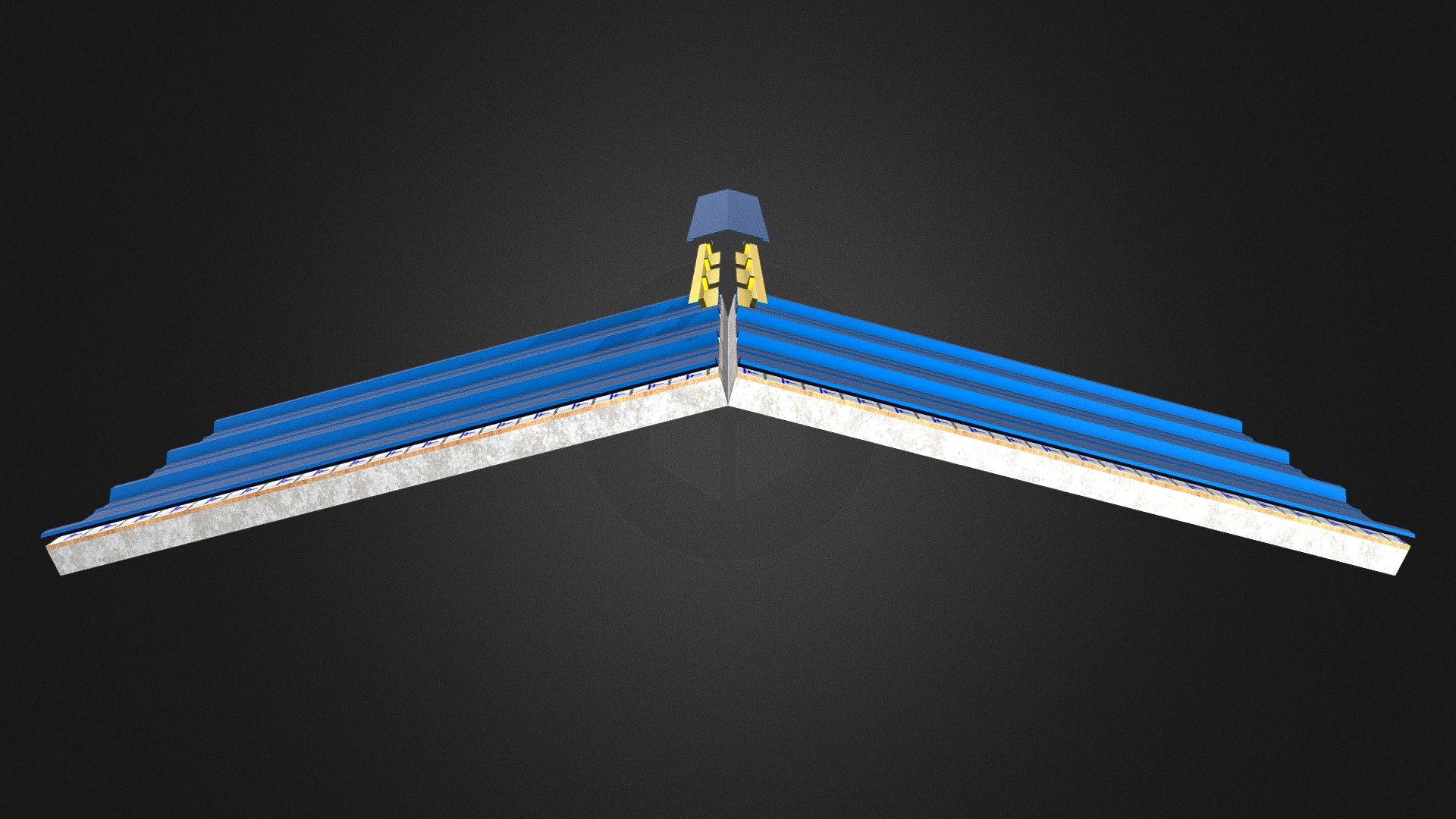 R Panel Outer Closure Bird Stop Installation - Download Free 3D model ...