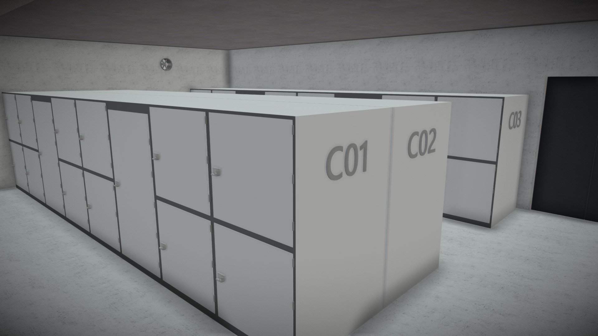 Mini Storage/Self Storage/港式迷你仓库 - Download Free 3D model by MrdT ...