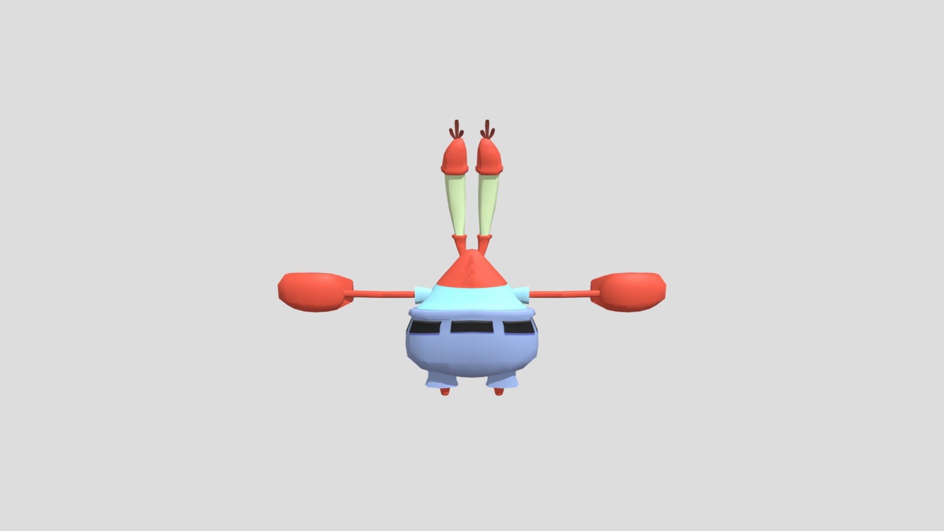 Mr Krabs Meshy Silly - Download Free 3D model by landon141 [3d4b1b1 ...