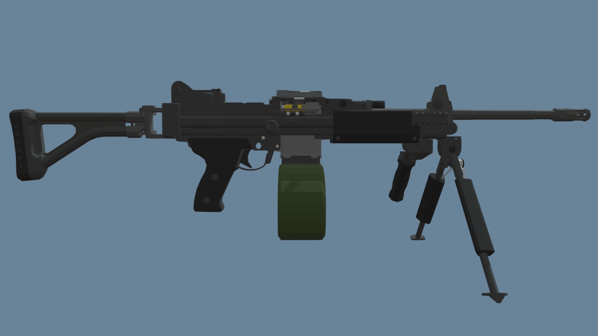 IWI Negev NG-5 (Low-Poly) - Download Free 3D model by GoldbergR ...