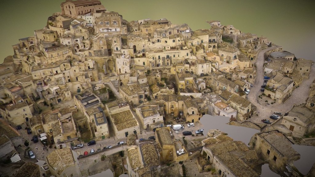 Matera. Italy. Side B. Environment . - Download Free 3D model by ...