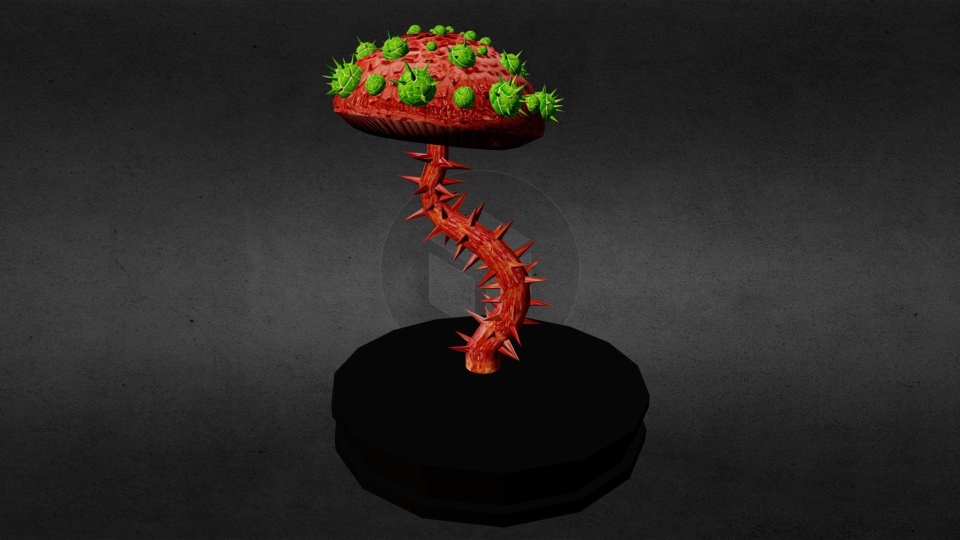 Alien Mushroom - 3D model by briimilo [3d4e546] - Sketchfab
