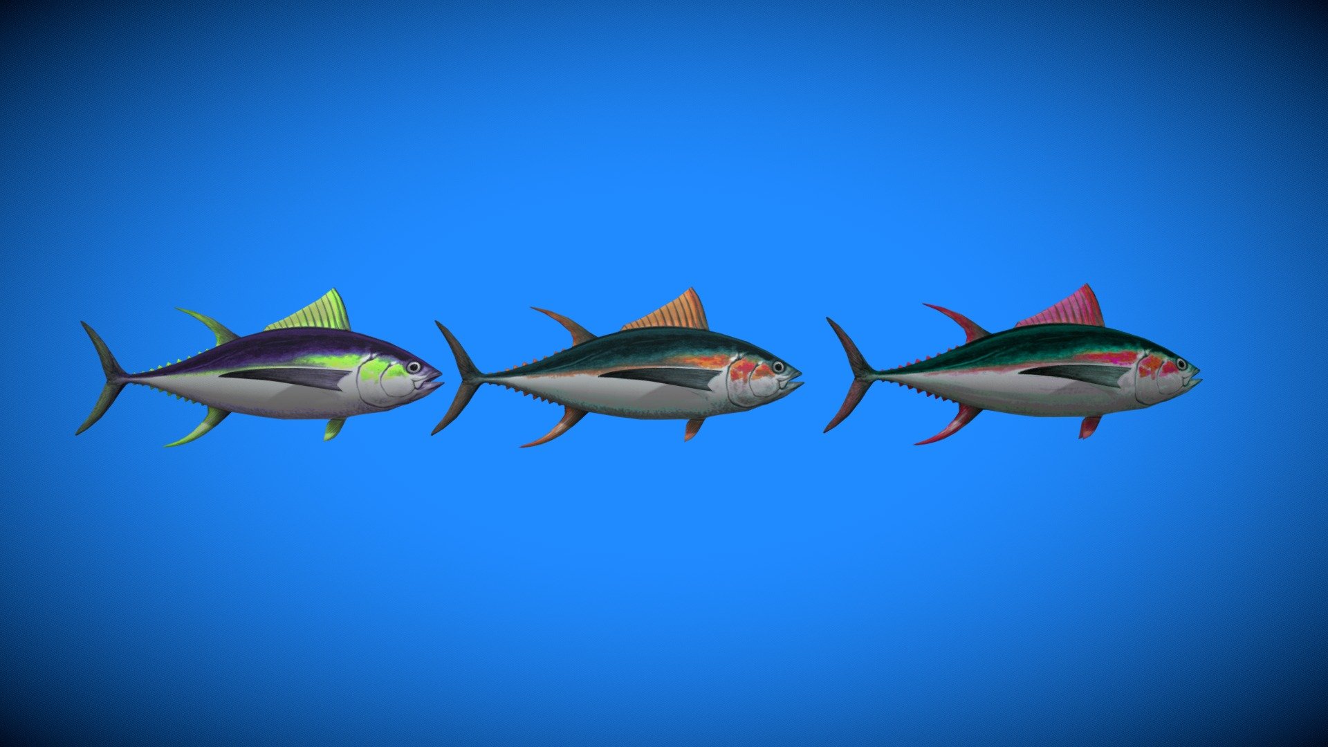 Tuna fish 2 - 3D model by isa3design [3d50b88] - Sketchfab