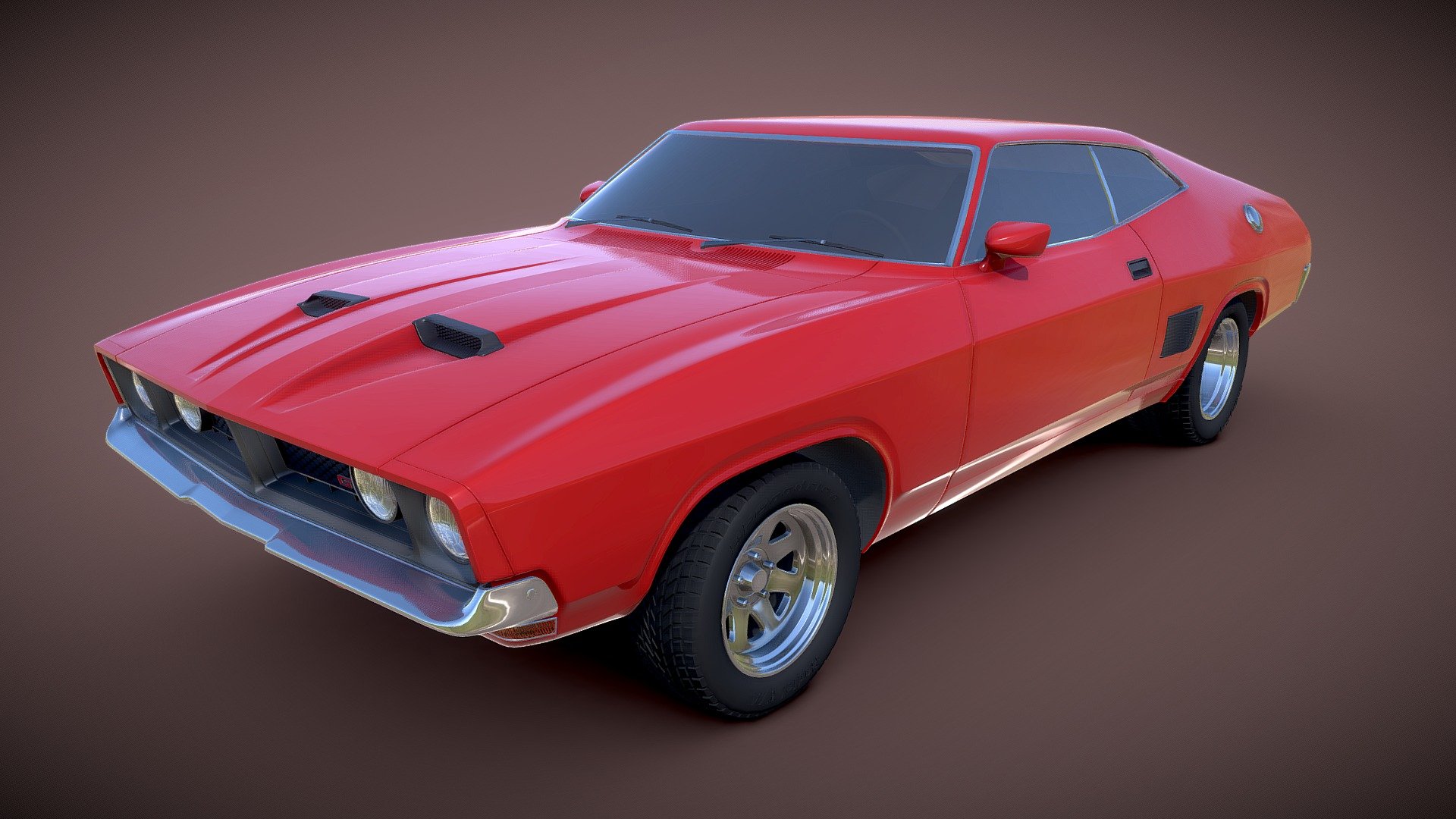Ford Falcon WiP - 3D model by headless_christ [3d50e61] - Sketchfab