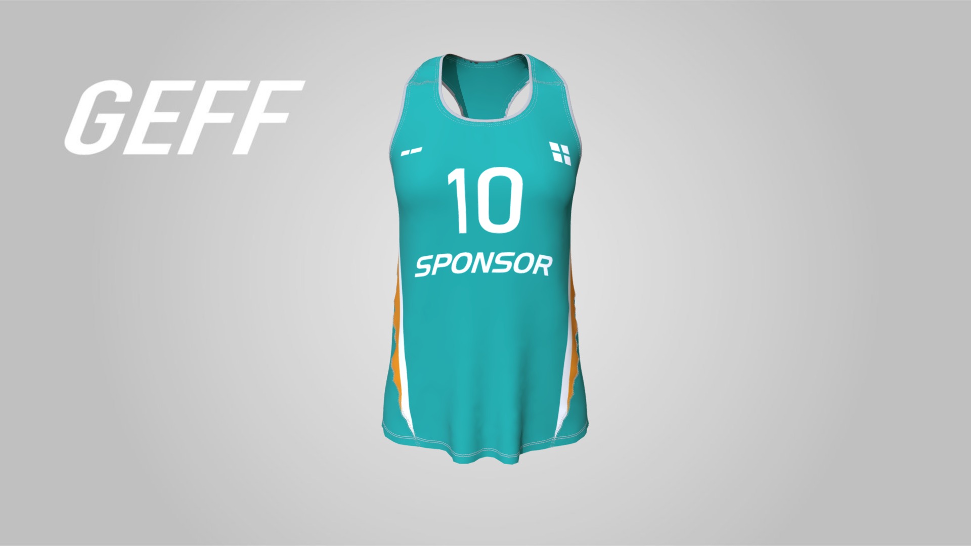 GEFF DELTA COLLECTION SLEEVELESS - 3D model by GEFF SPORT (@geffsport ...