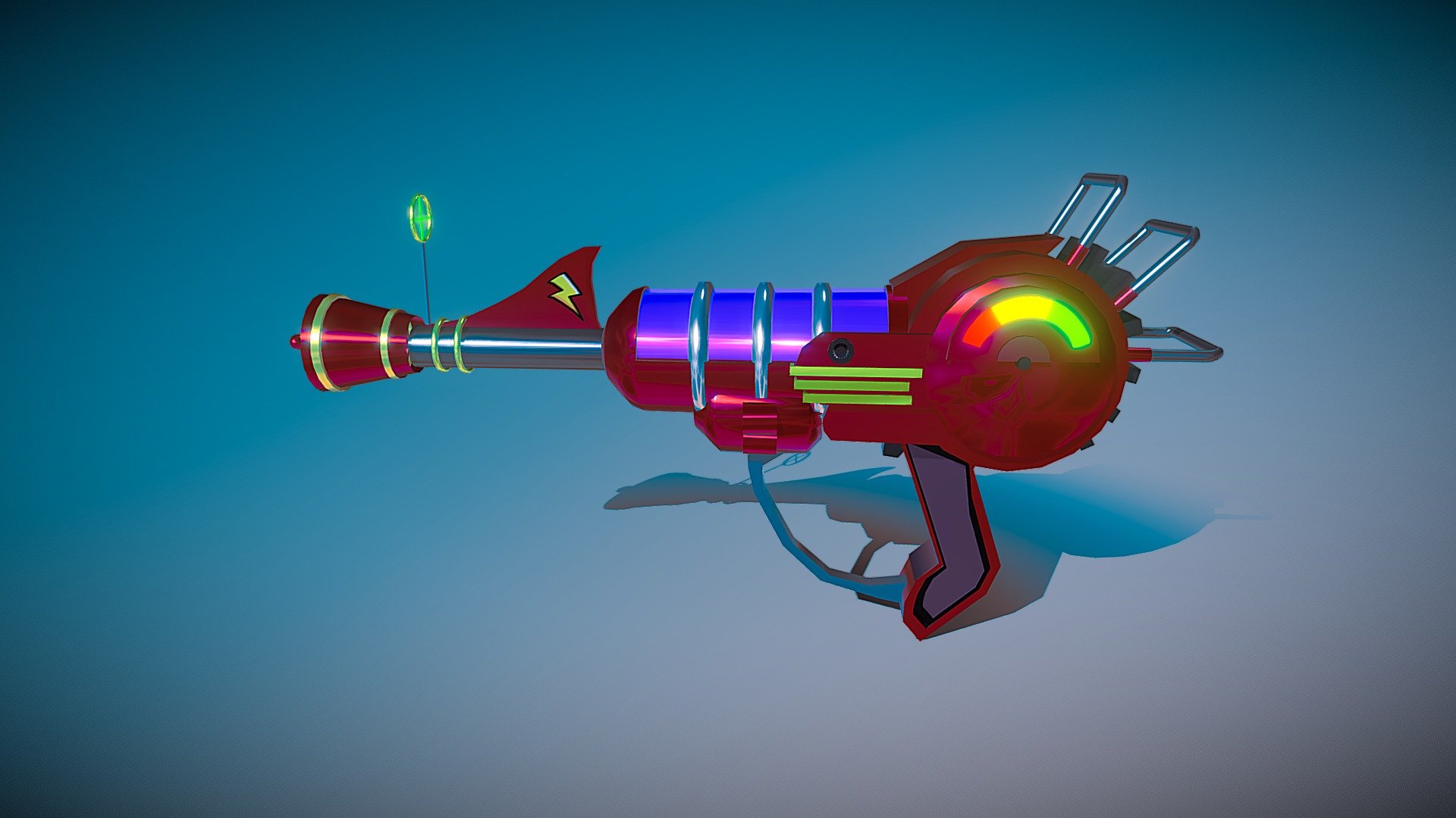 Raygun - 3D model by svallejo7 [3d53c14] - Sketchfab