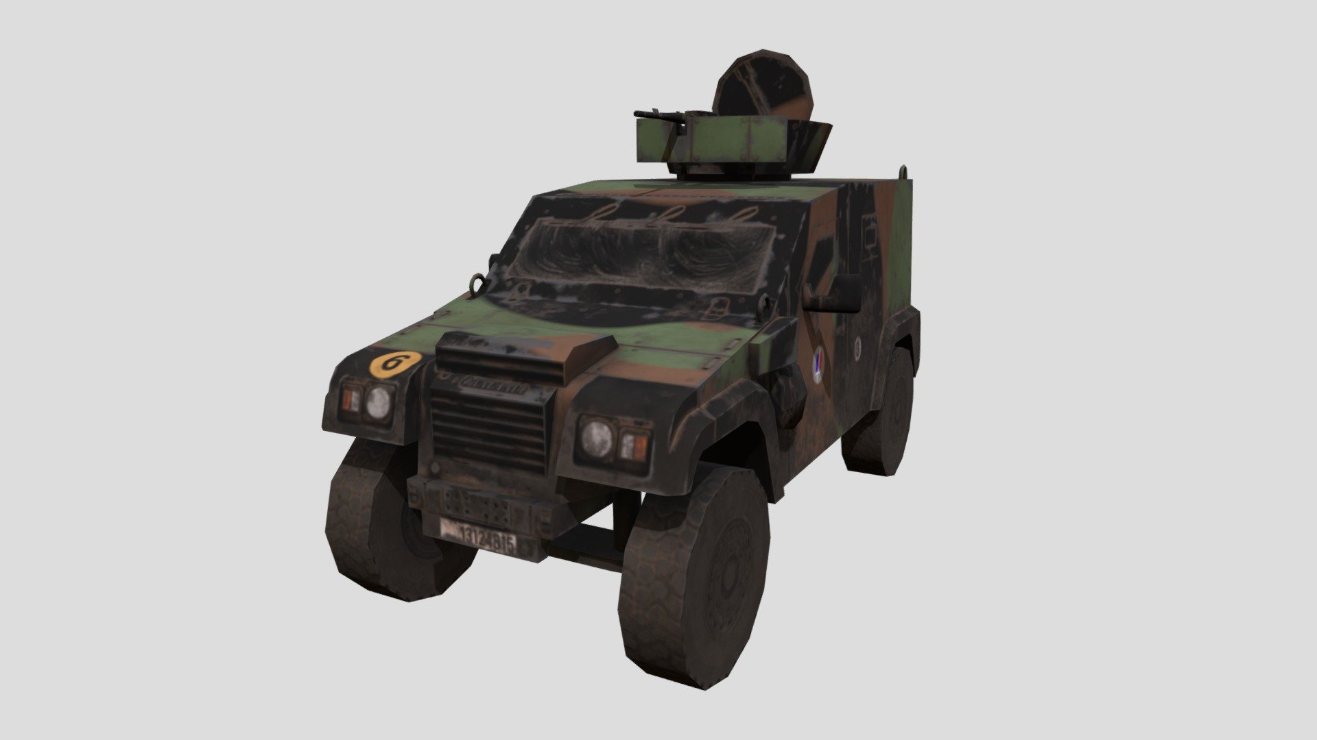Panhard PVP Low Poly - Download Free 3D model by Waroxed [3d53d63 ...