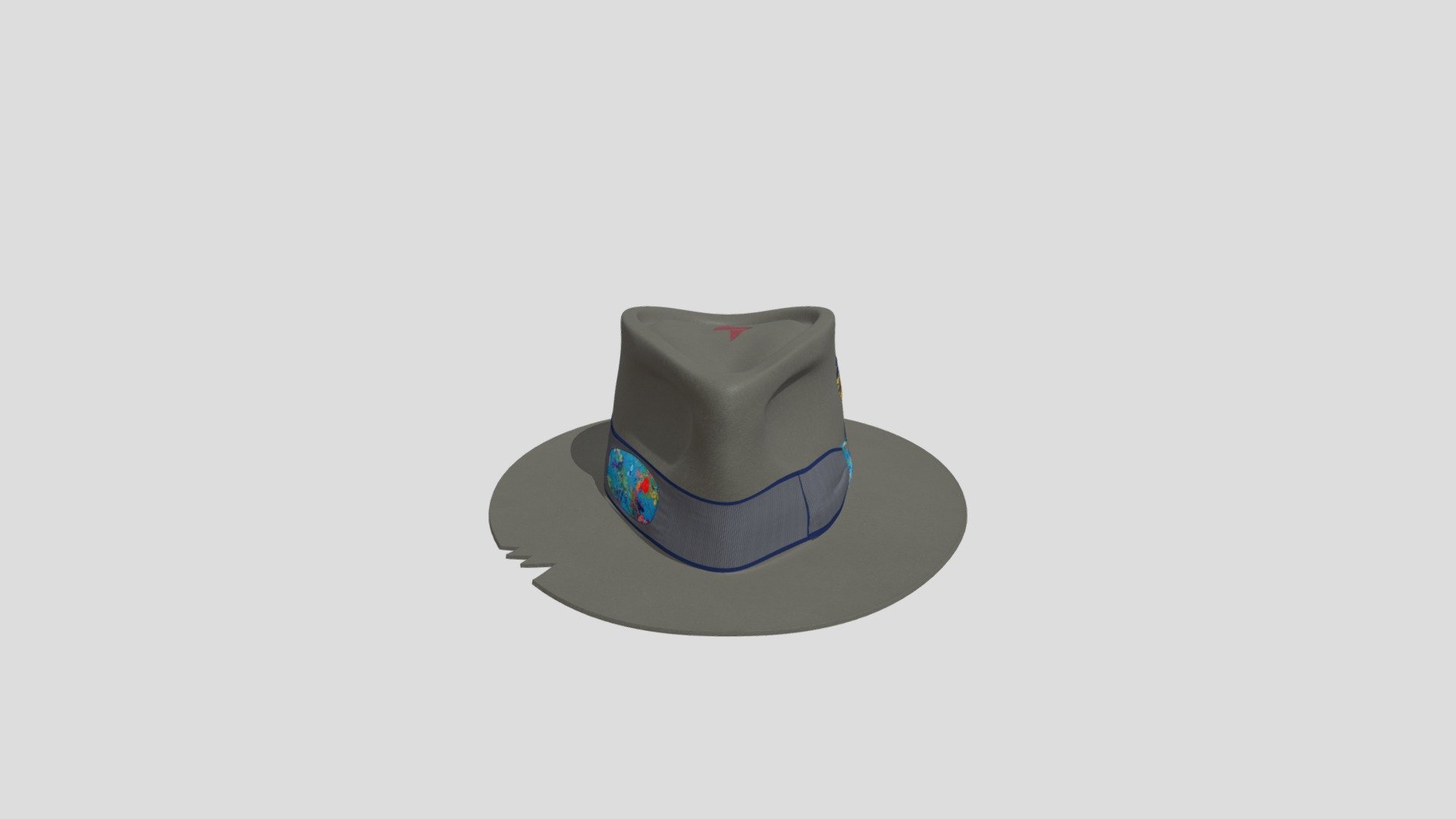 Fedora Hat - California - 3D model by angelomarinho3d ...