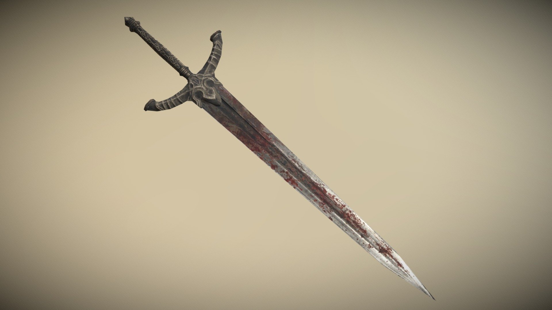 Black Knight Sword 3d Model By Beholdmidia [3d56d8a] Sketchfab
