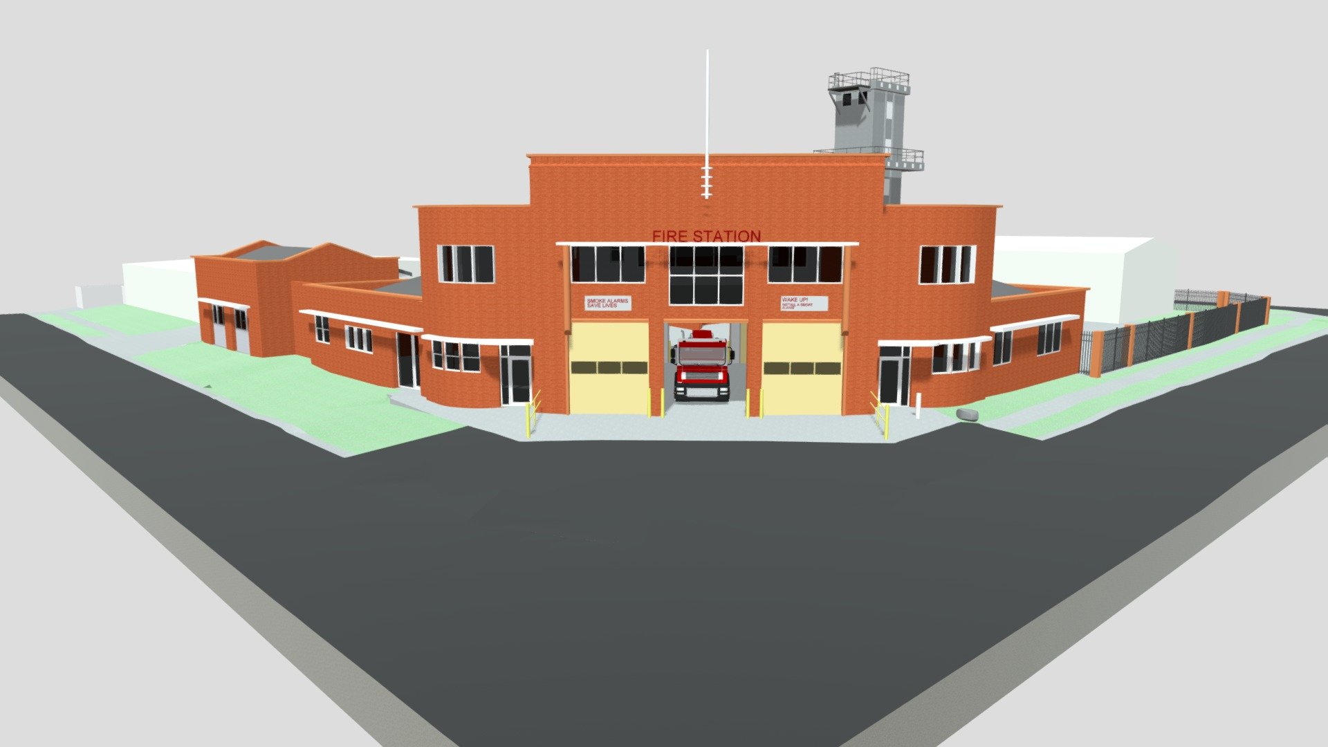 Mbh Fire Station - Community Intangible Heritage - 3D model by ...