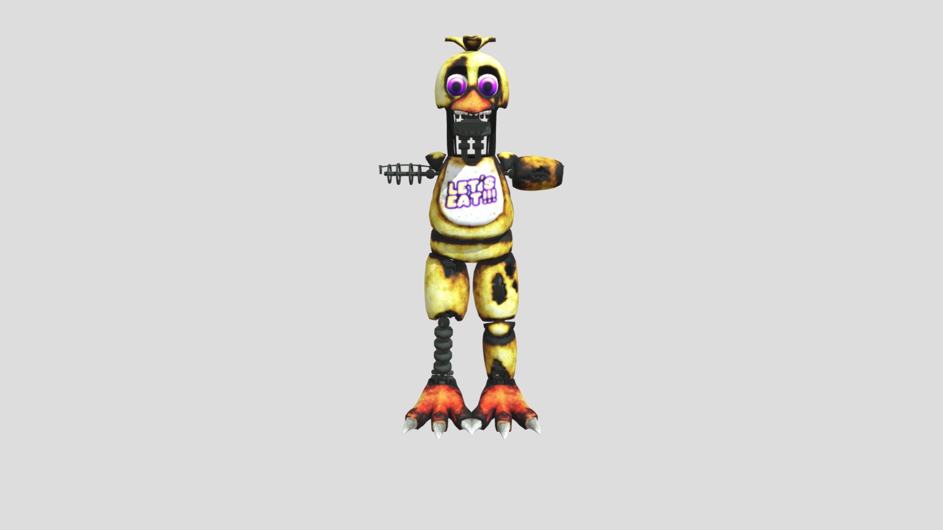 Salvage Chica(Five Nights At Foxy's 2) - Download Free 3D model by ...