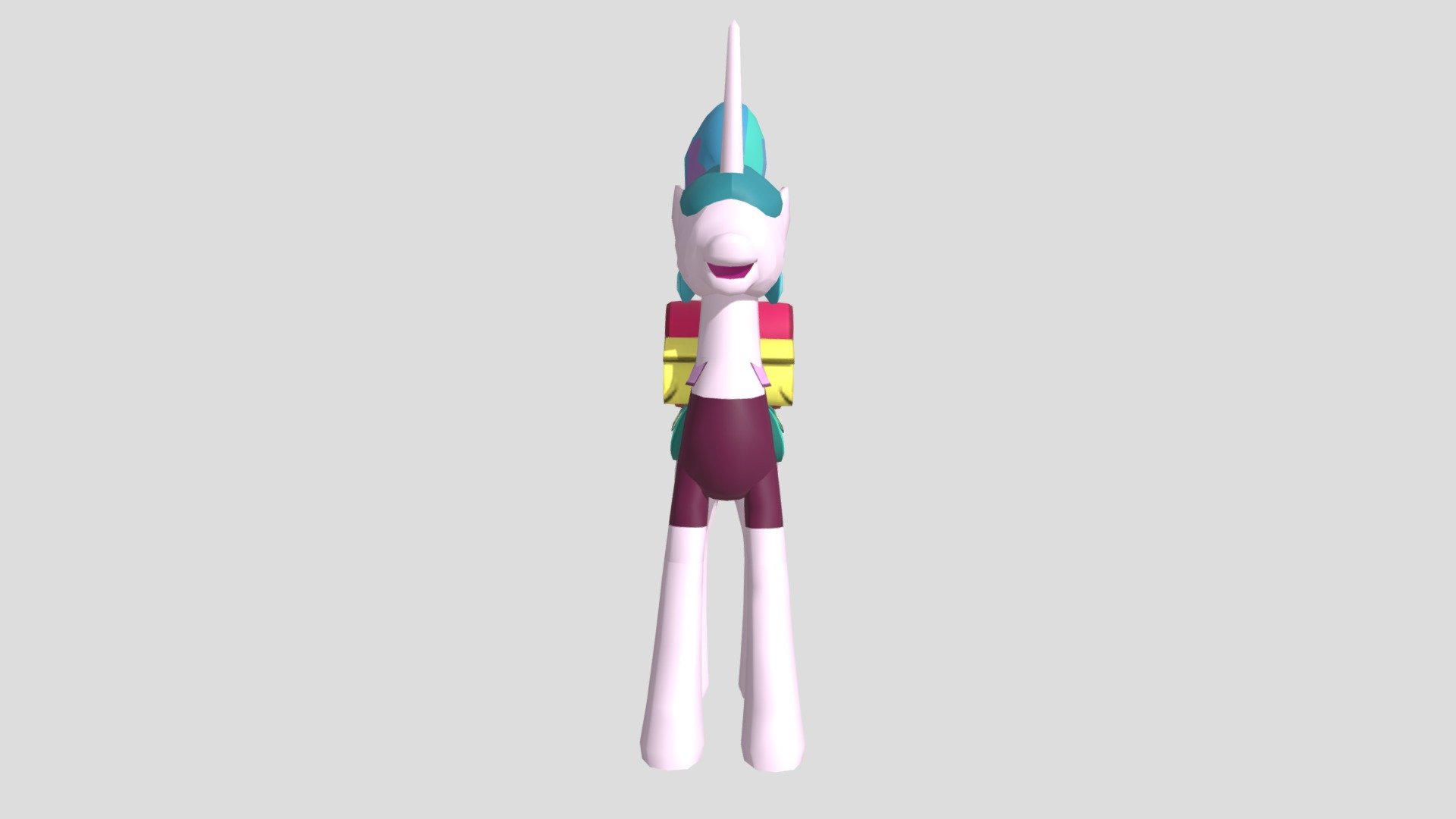 Princess Celestia Summertime - 3D model by LunaEagle [3d5a1d4] - Sketchfab
