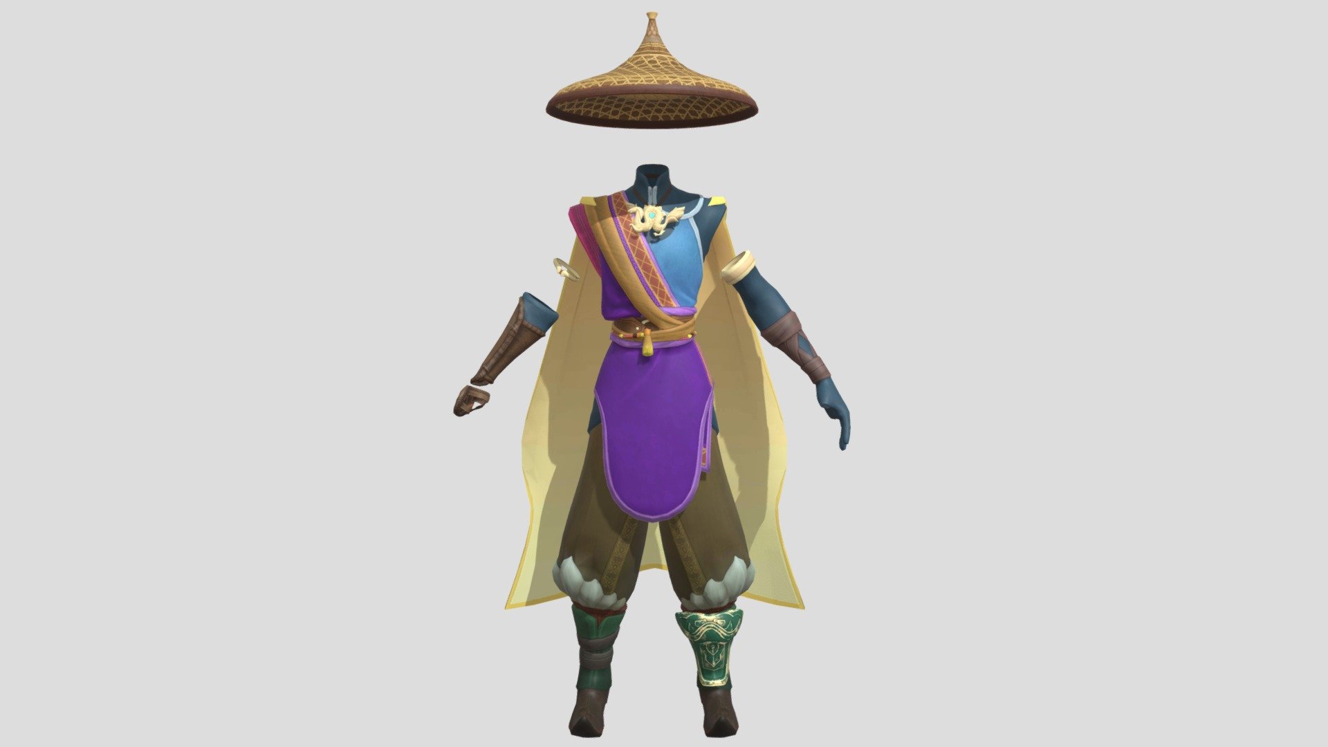 Princess Raya Mirror Warrior Clothes - Download Free 3D model by ...