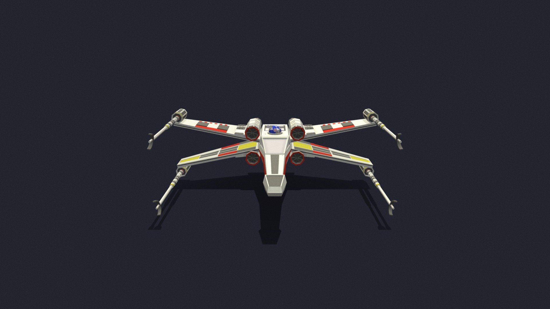 X-Wing - 3D model by svyatscovers [3d5d20e] - Sketchfab