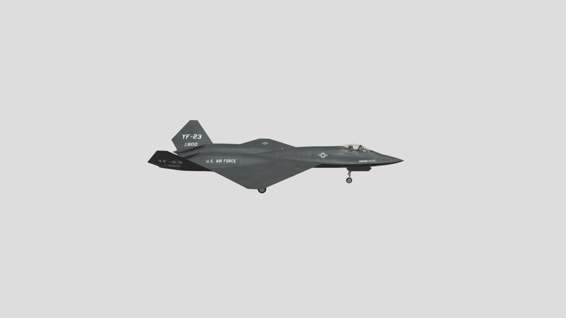 Yf-23 blackwidow fighterjet - Download Free 3D model by MartusMartus7878 [3d5ddc6] - Sketchfab