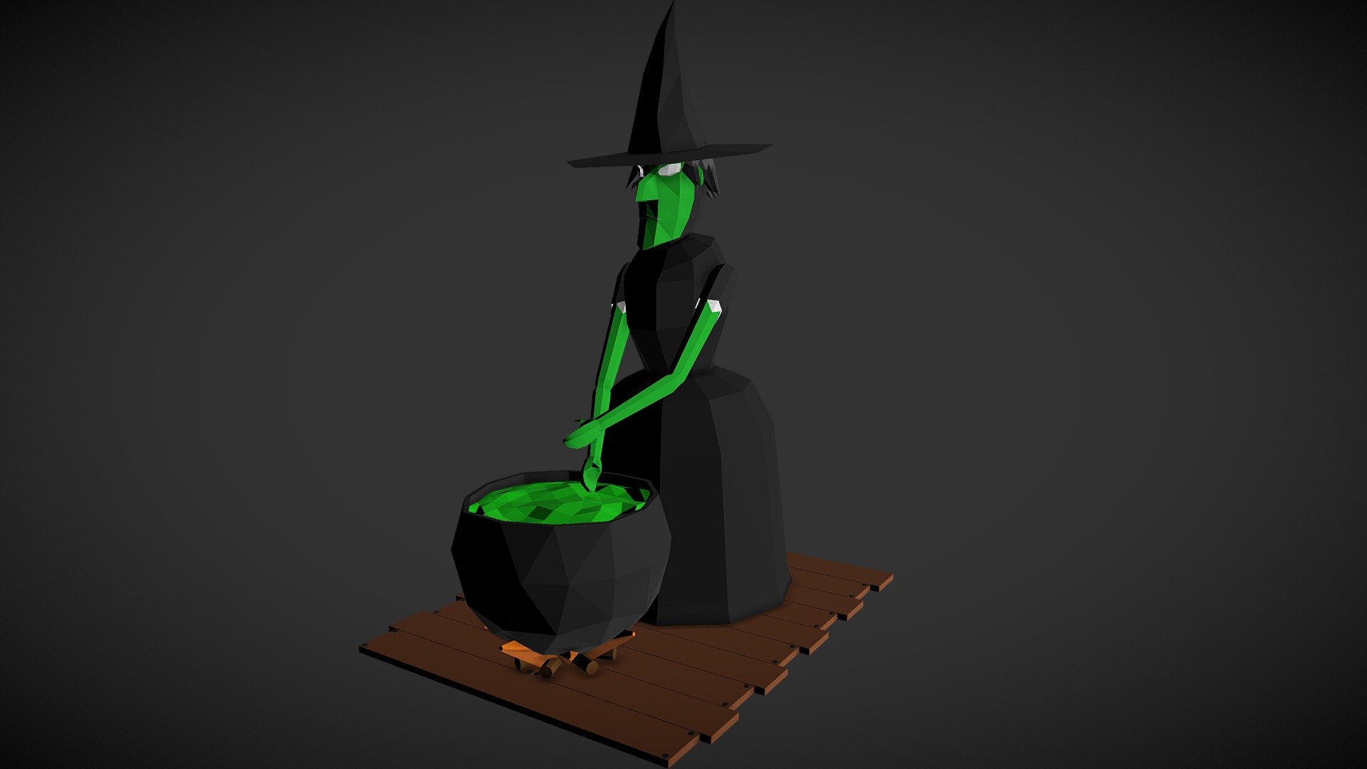 Witch - 3D model by BConnolly [3d5ef93] - Sketchfab