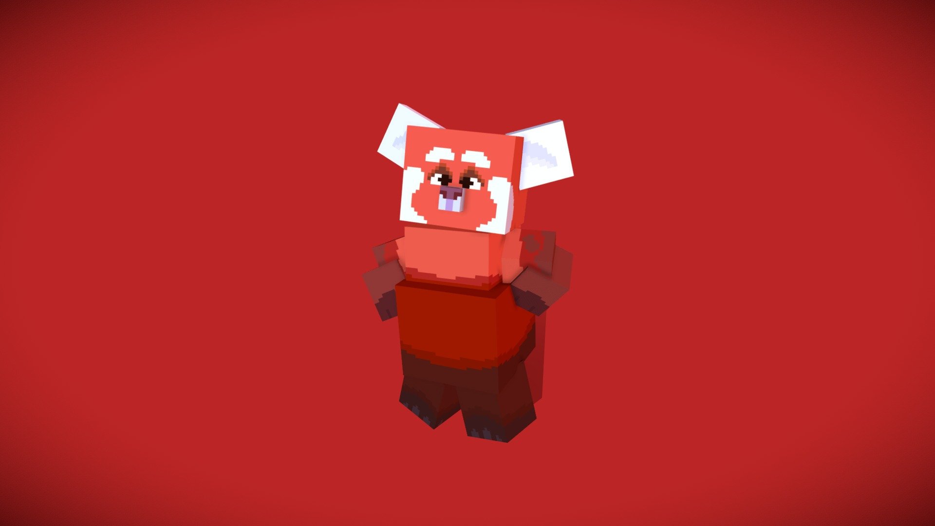 Voxel Red Panda - Buy Royalty Free 3D model by Asgart [3d5fe81 ...