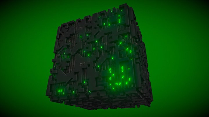 Borg Cube Wallpaper
