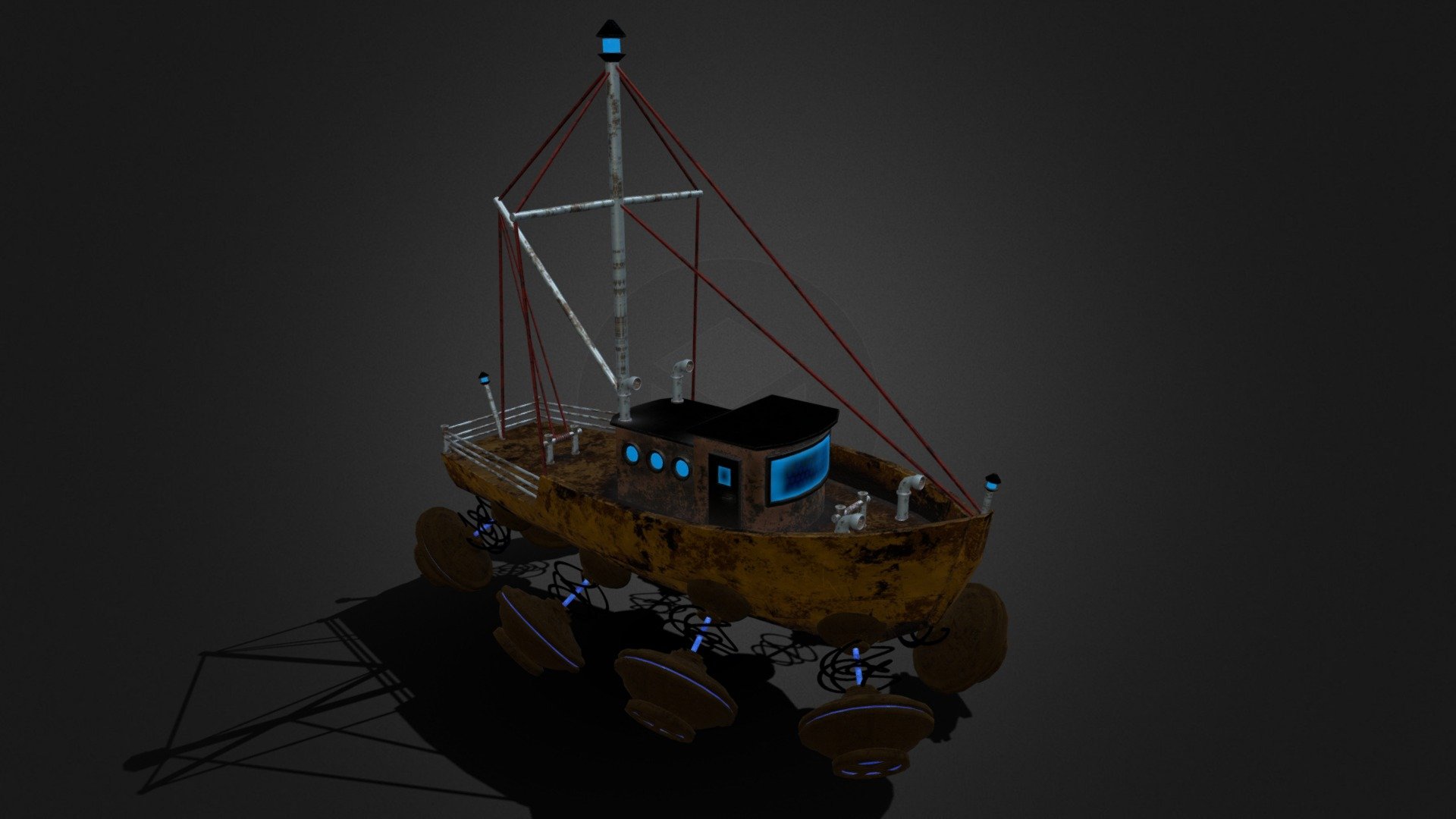 Sky Ship - Download Free 3D model by Prokopenko Dmytro (@prokopenko25ds ...