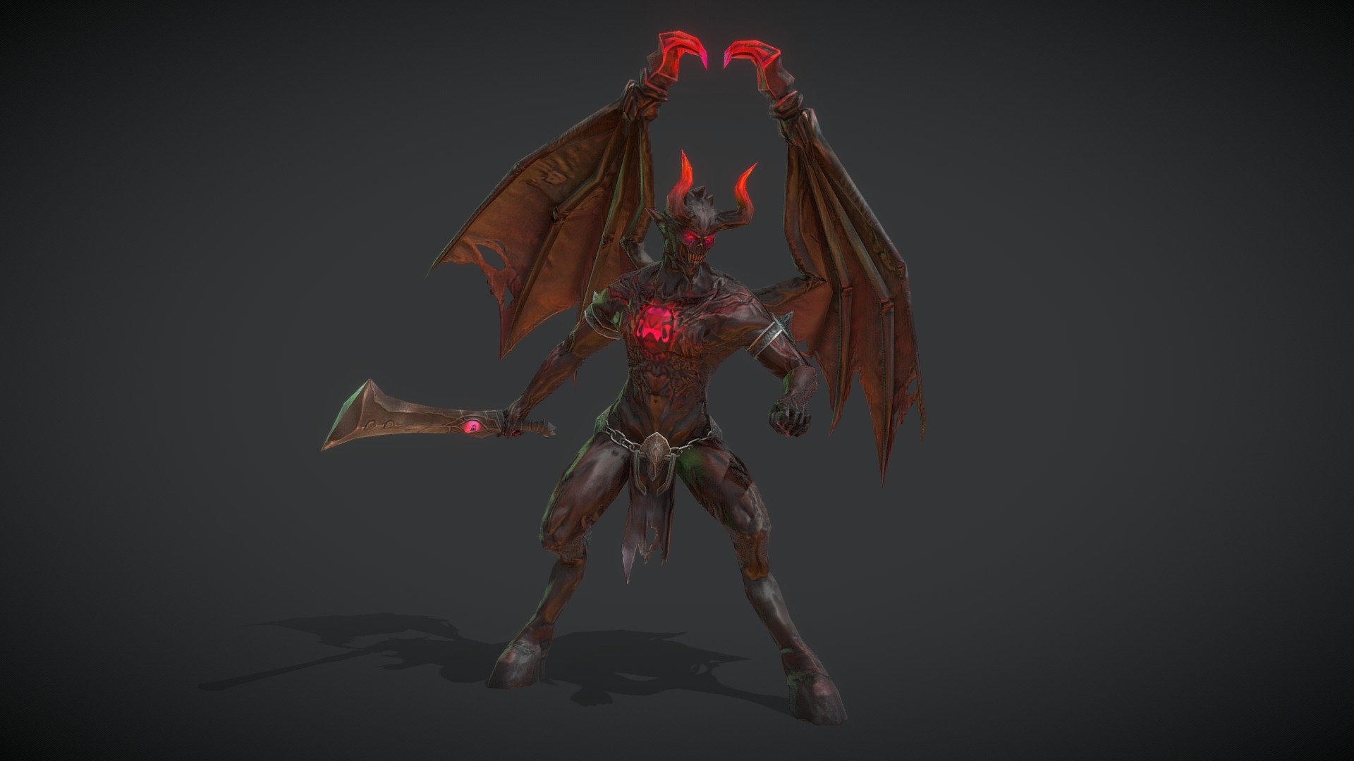 Demon Soldier - 3D model by Tokiyoshi Takaya (@takayatokiyoshi ...