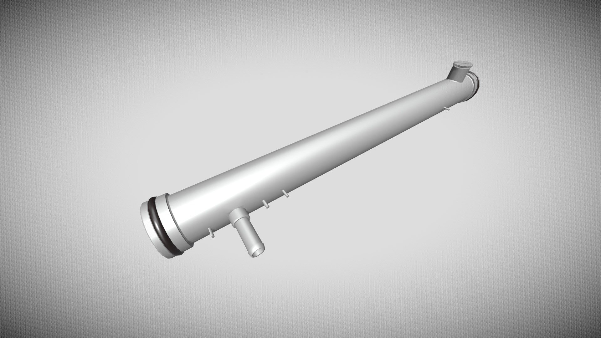 Alum Coolant Trans Pipe - 3D model by TPAGAN [3d63820] - Sketchfab