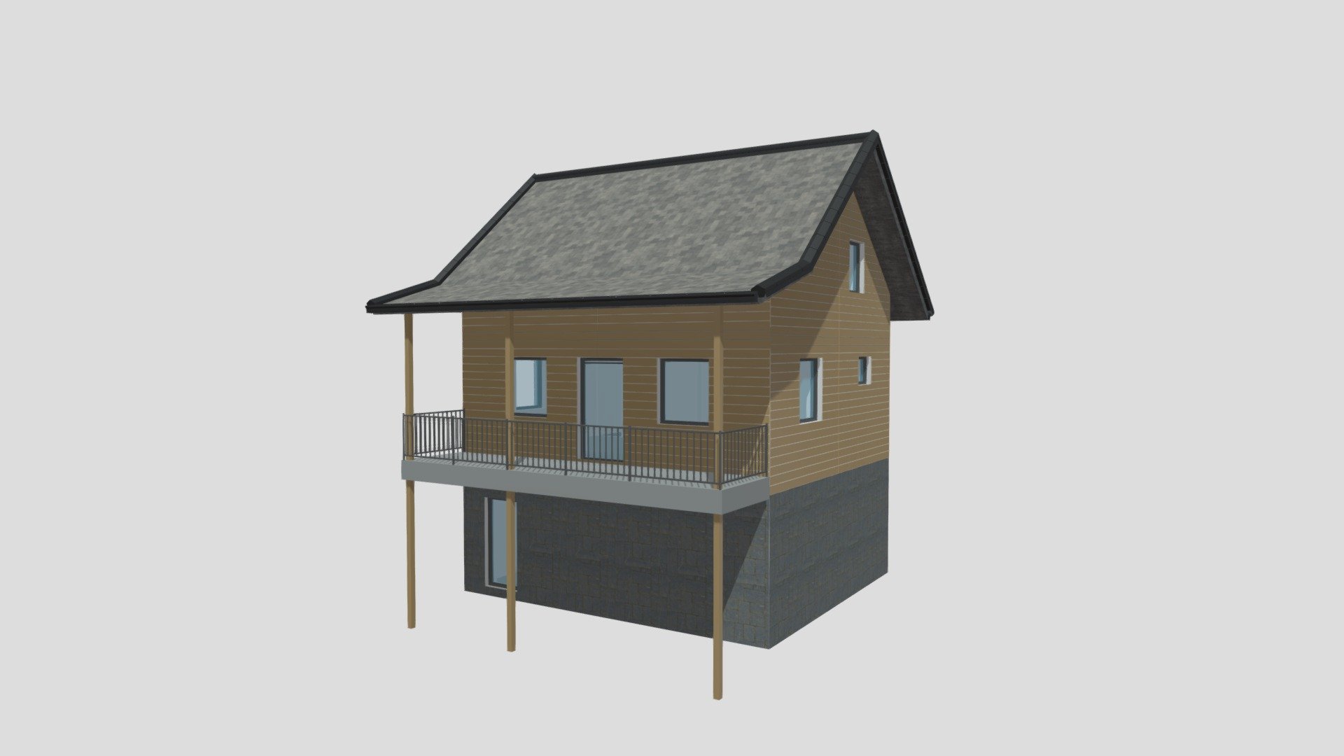 Chata_Podrazil - 3D model by betas1 [3d66219] - Sketchfab
