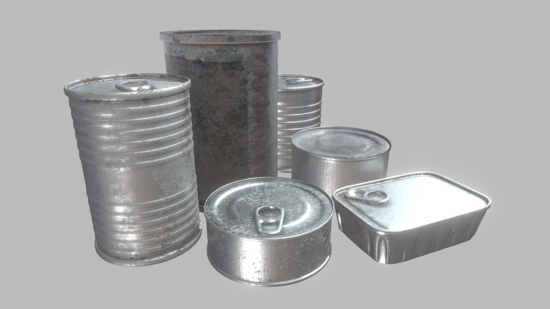 Food Cans - Download Free 3D model by LiliumLetifer [3d669bd] - Sketchfab