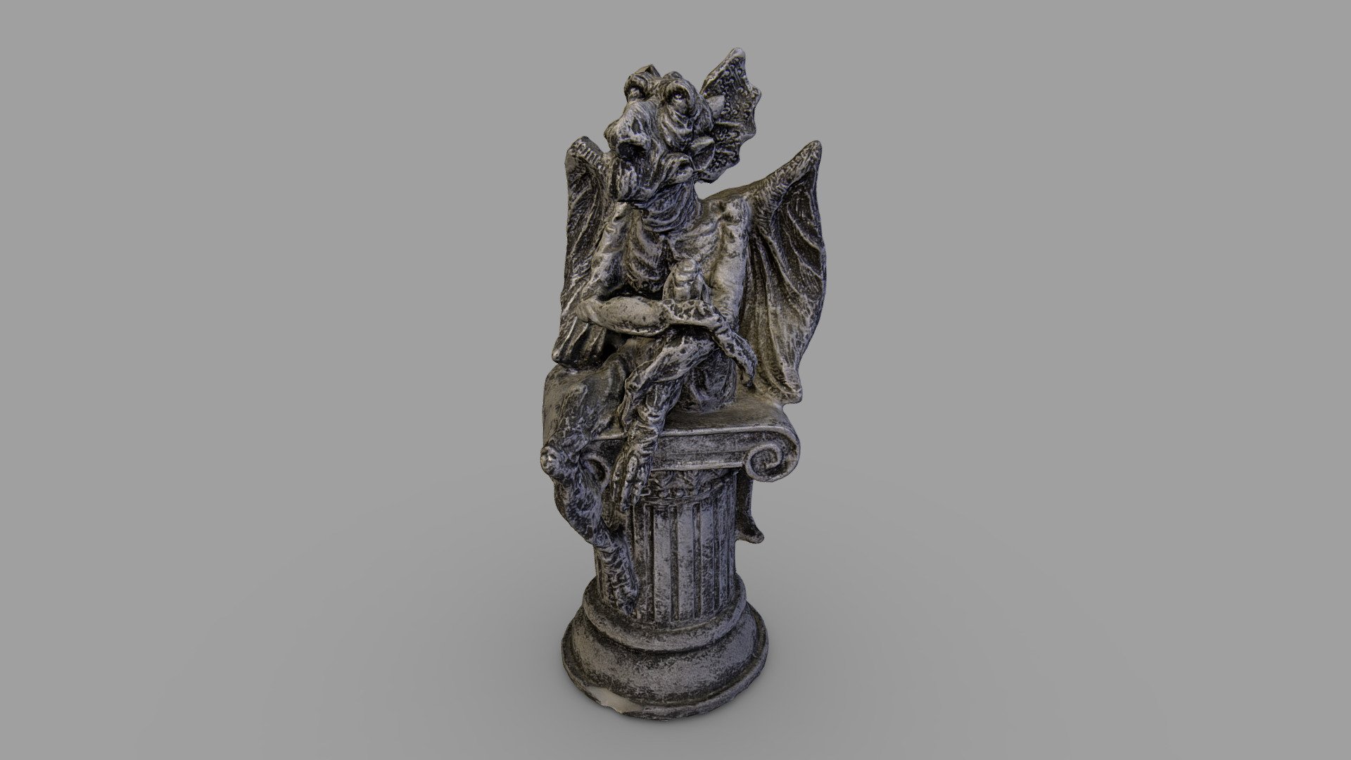 Mythical Gargoyle Figurine - Download Free 3D model by Tyler Jackson ...