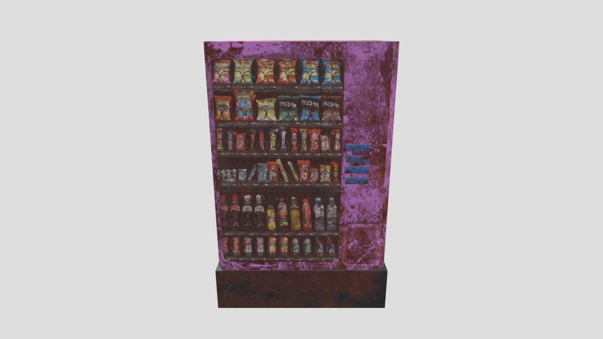 Broken vending machine abandoned - 3D model by Eric_Leal [3d67026 ...