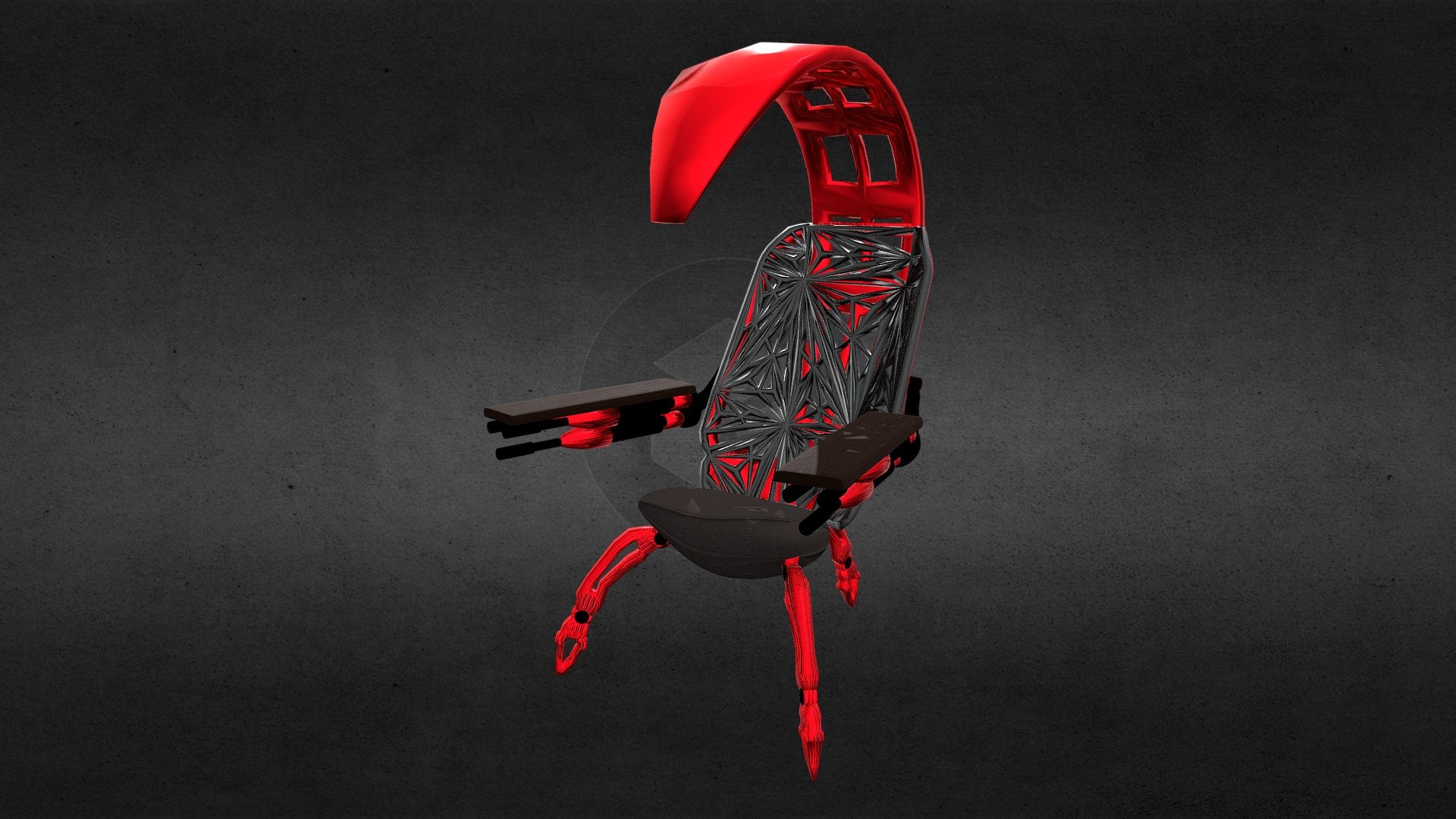 Droideka-chair - 3D model by Tatiana Ermolaeva (@ermolaevatm) [3d6879f ...