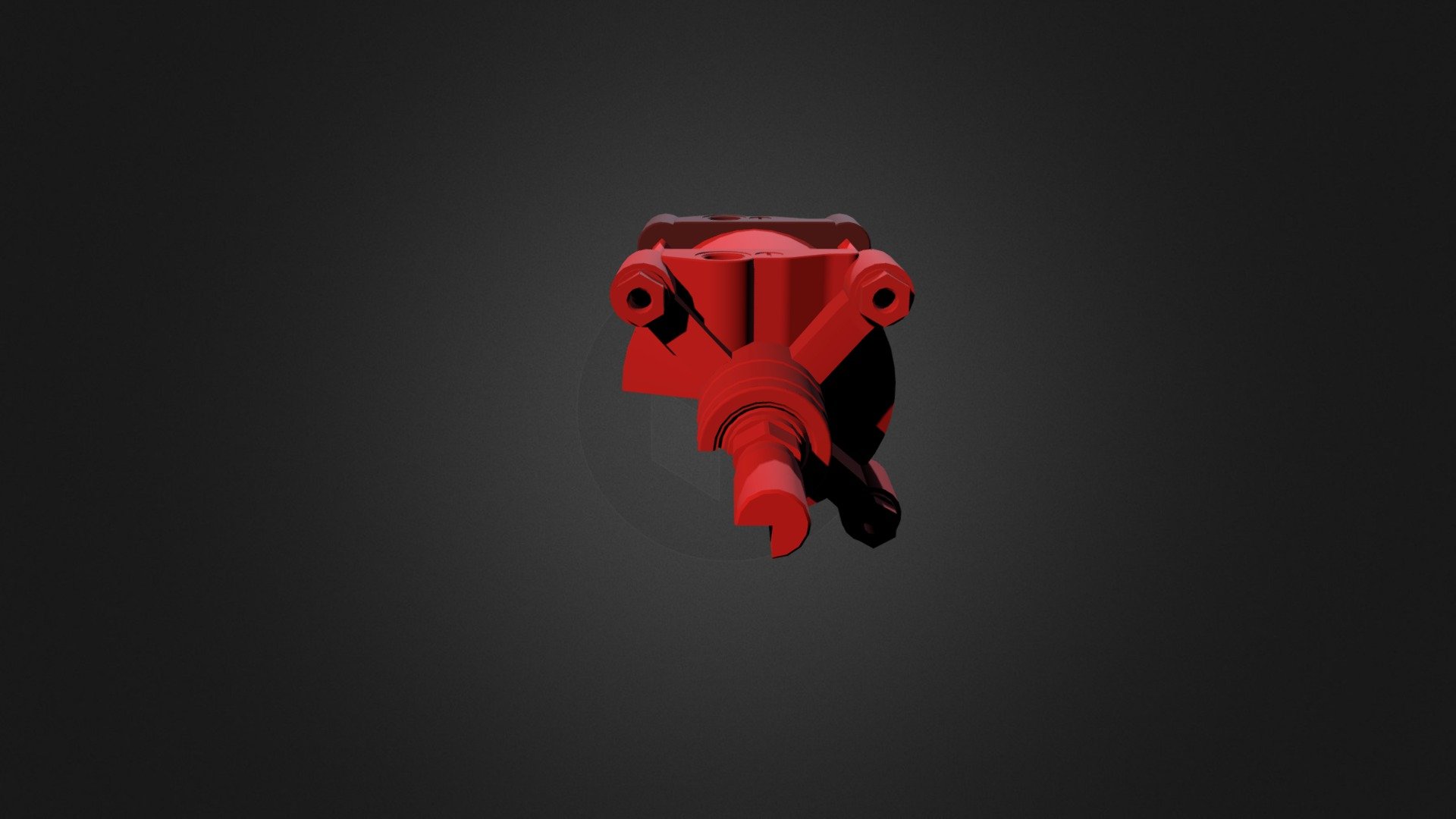 Vérin double effet - 3D model by steevie [3d69189] - Sketchfab