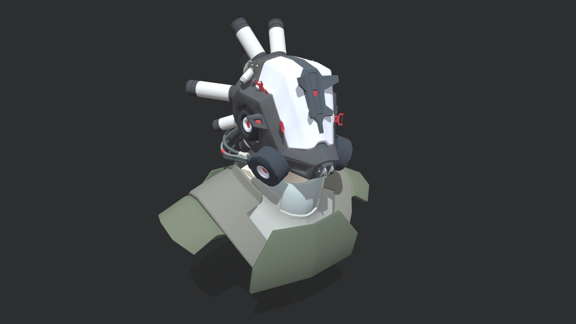 Mecha Helmet_Draft - Download Free 3D model by Andrei (@GhizmoBot ...