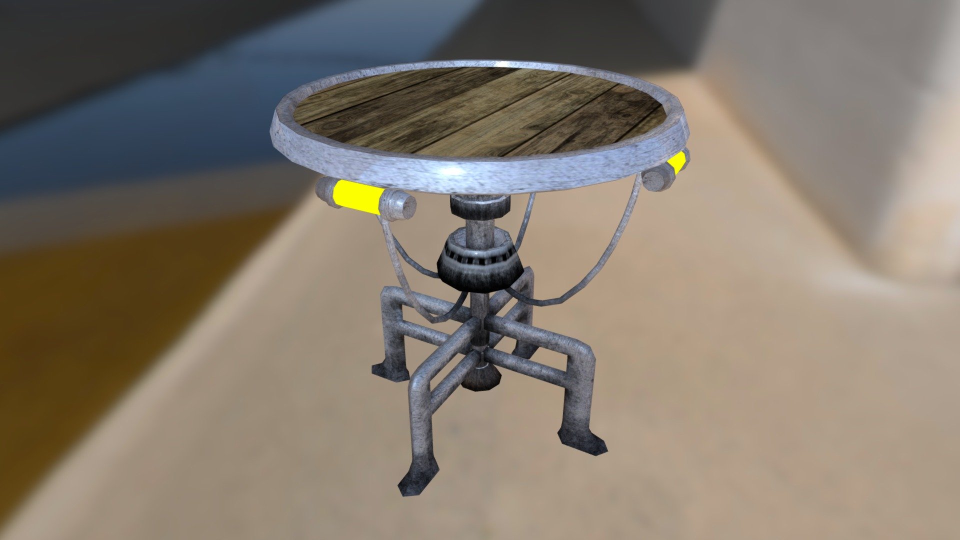 Diesel Punk Table - 3D model by VerFore4 [3d6b738] - Sketchfab