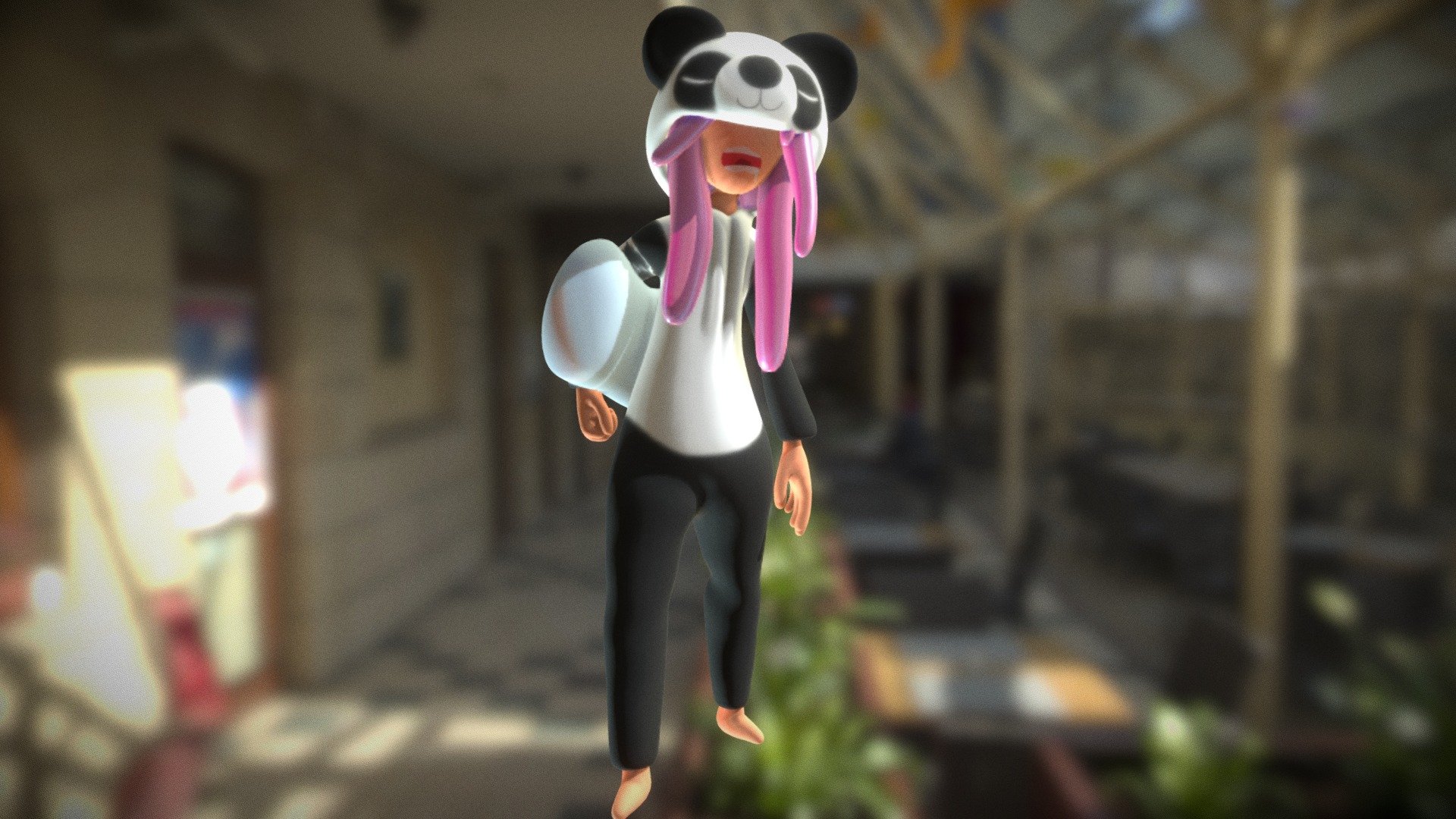 OC October - Day 12: Sleepy - 3D model by LithiumPolygon [3d6eb10 ...
