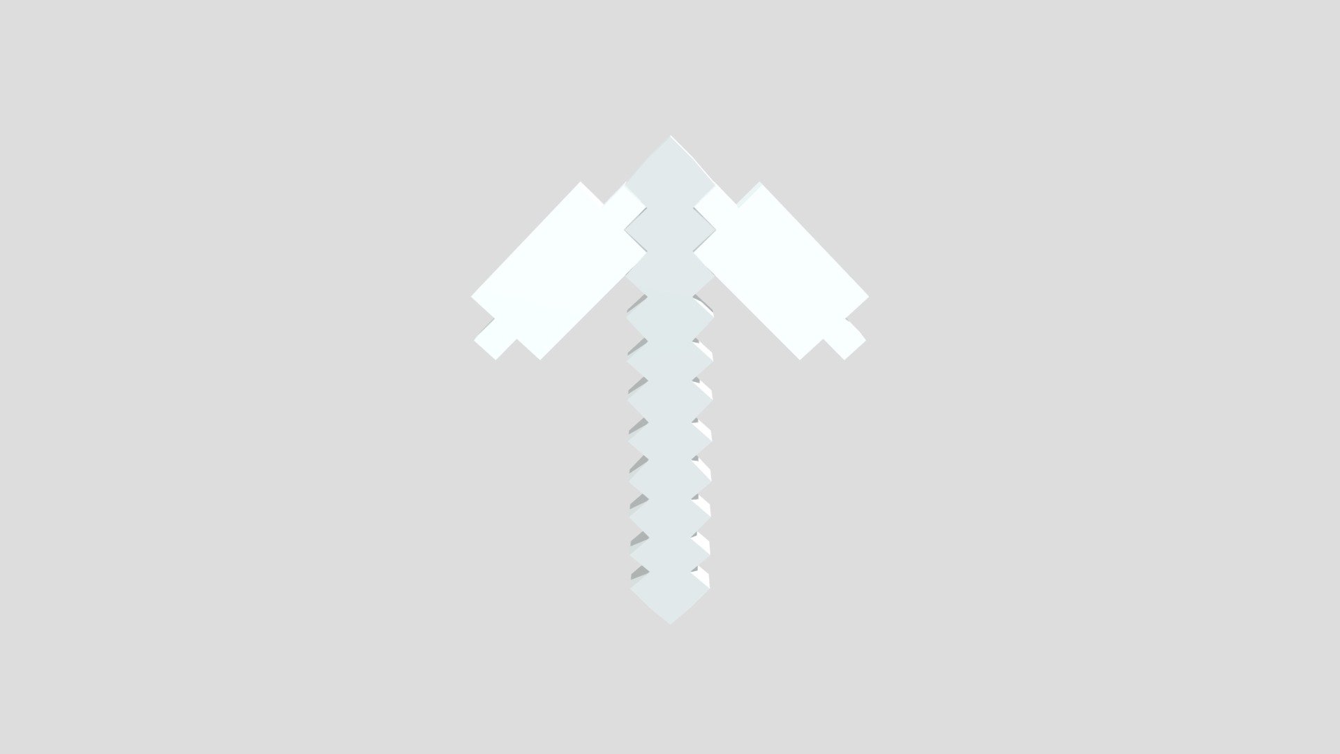 Pickaxe from Minecraft - Download Free 3D model by revuchiysymbiot ...