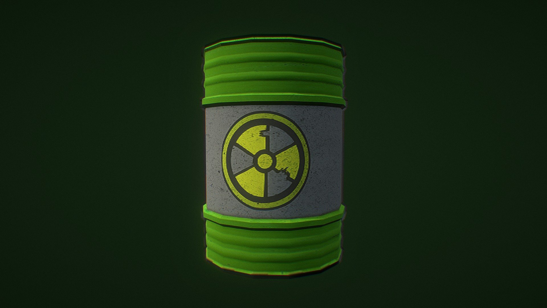 TOXIC Barrel Toon Style Game Asset [ low-poly ] - Download Free 3D ...