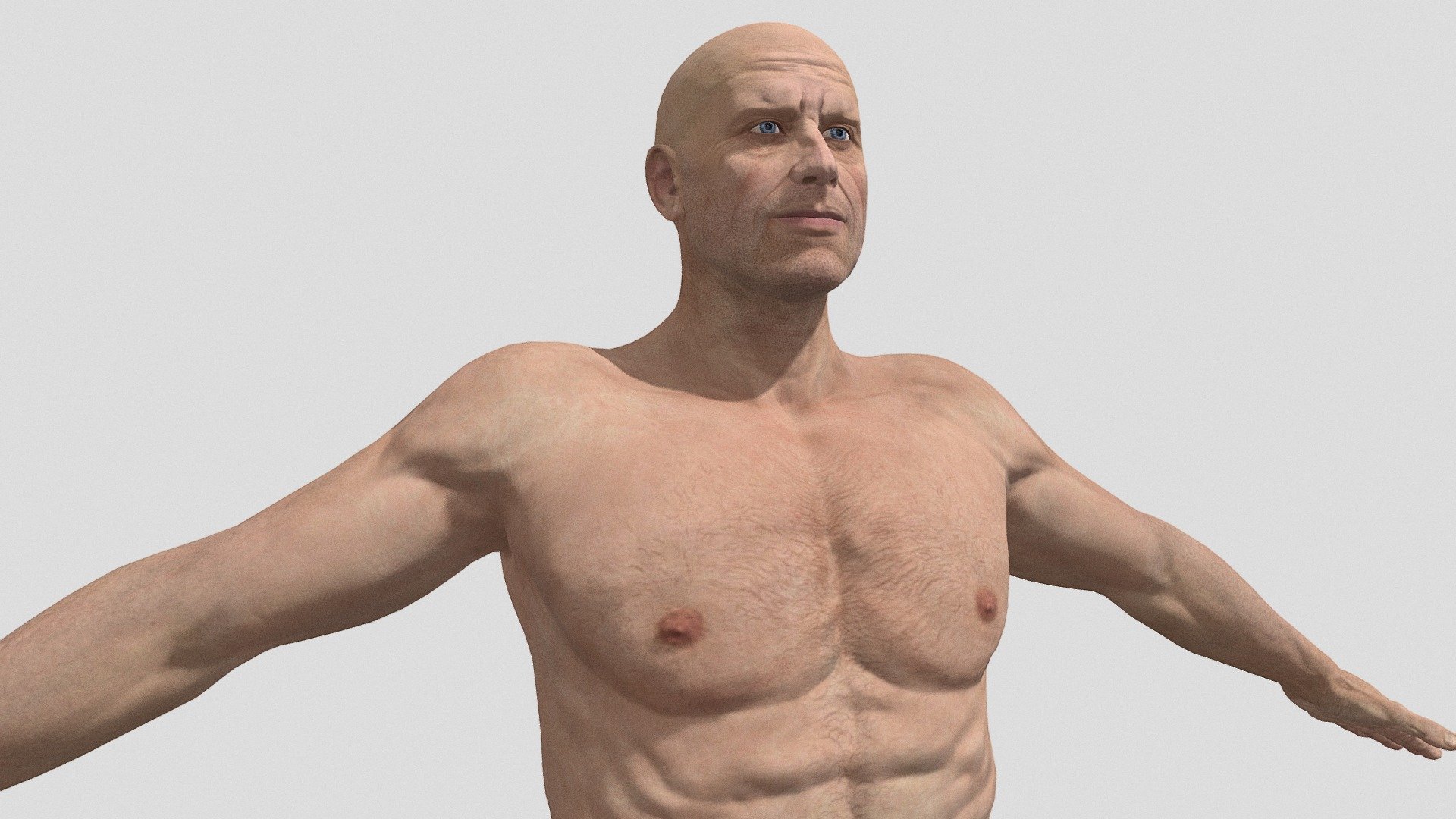 Older Muscular Male Character - Buy Royalty Free 3D model by Marc ...