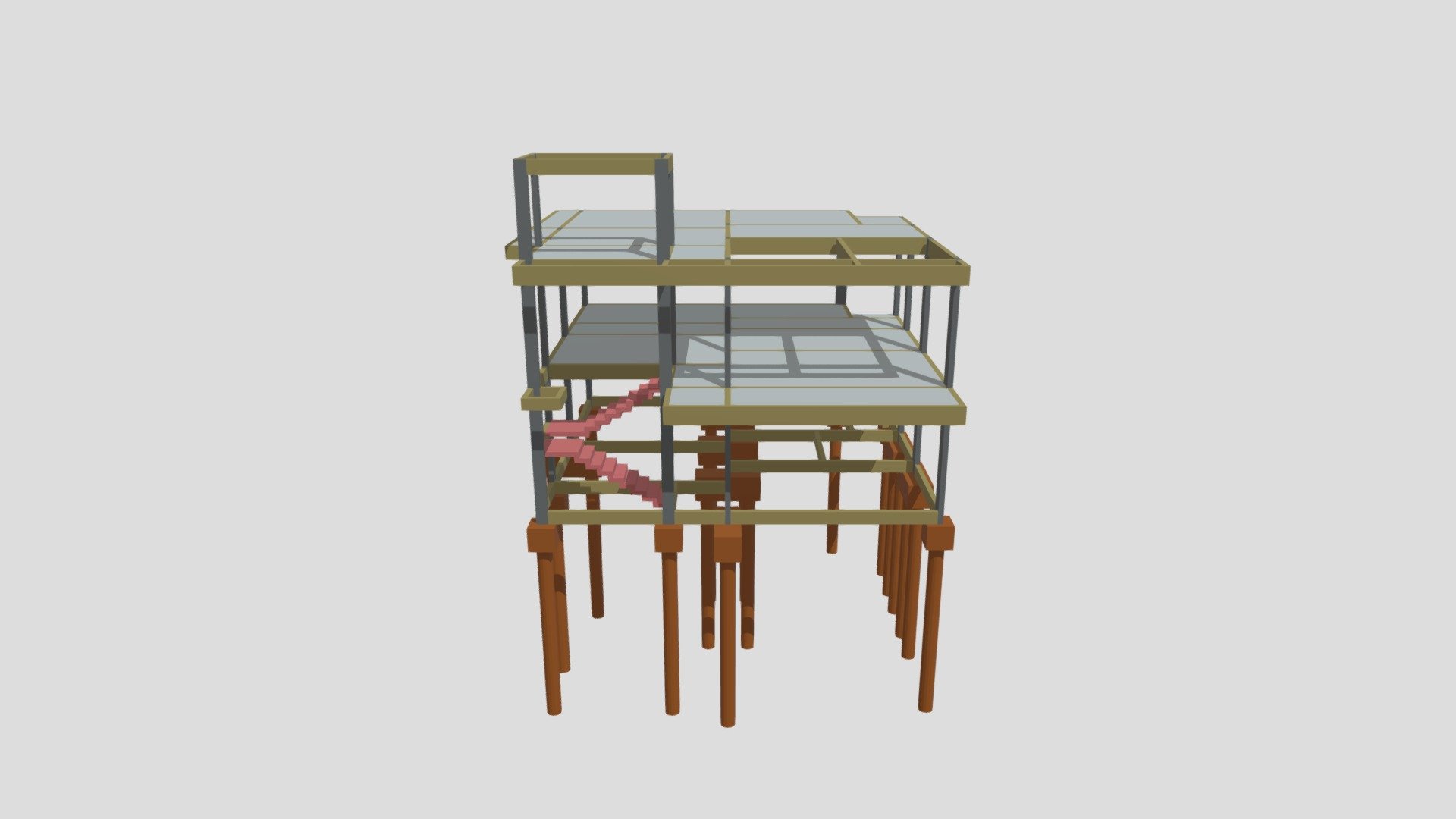 RESIDENCIAL H7 - 3D model by Pedro d'Almeida | Engenharia Estrutural ...