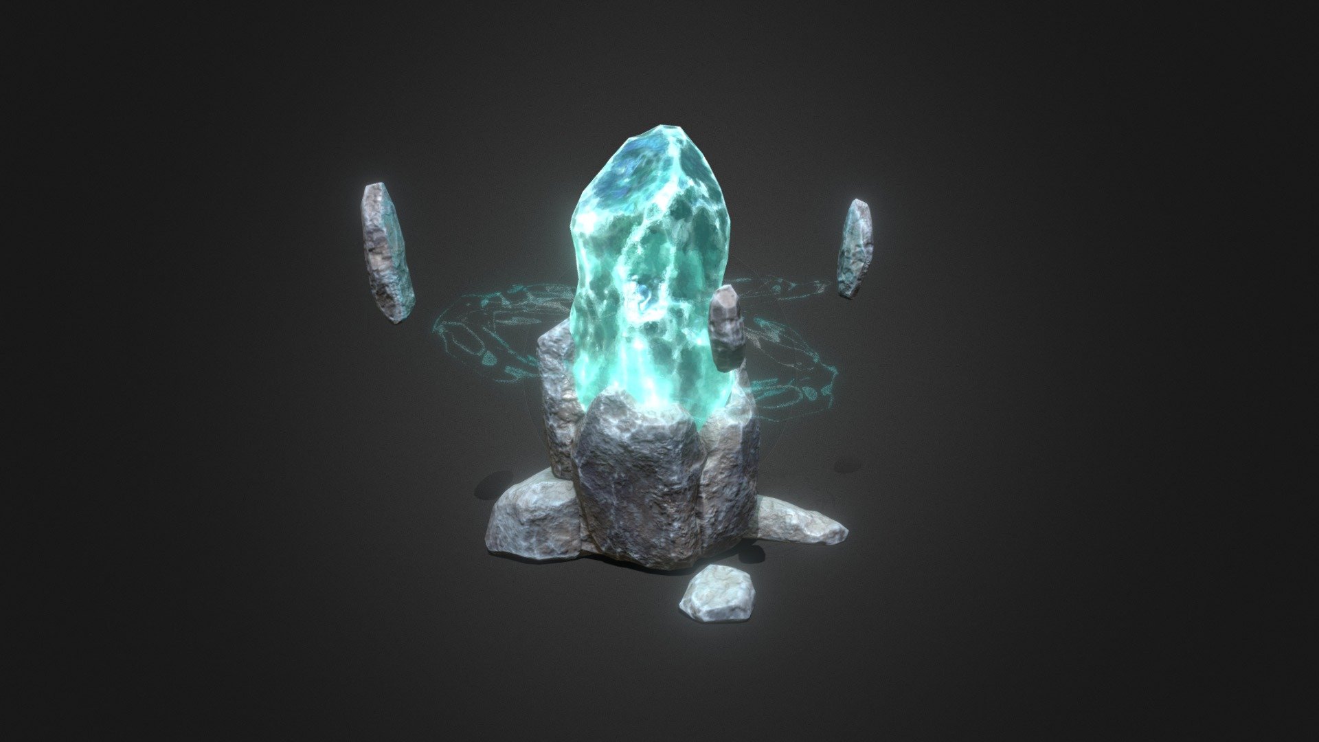 Magic Stone Crystal - 3D model by Helley [3d7627d] - Sketchfab