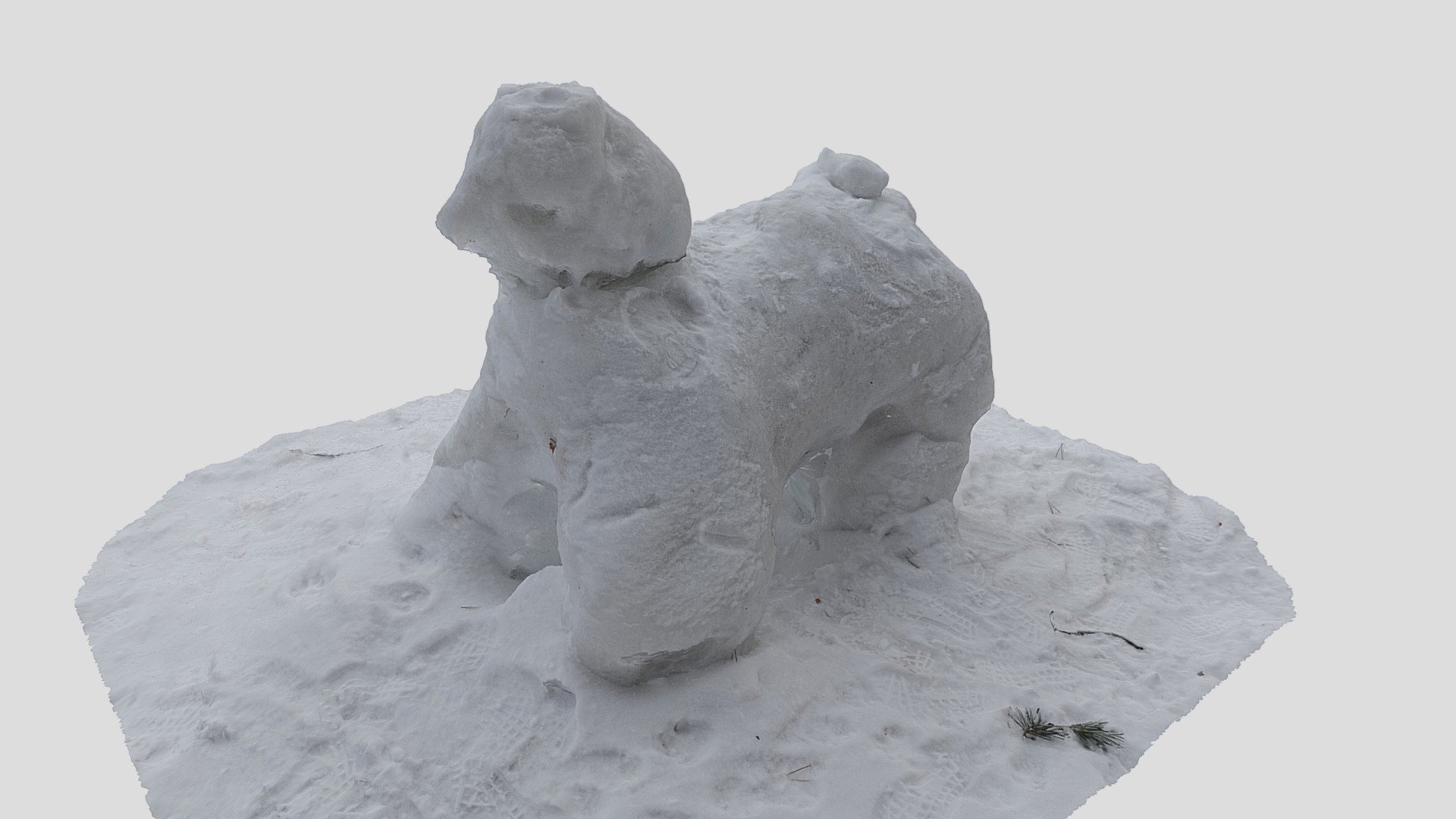 Snow dog - Download Free 3D model by Neo_minigan (@neominigan) [3d76e51 ...