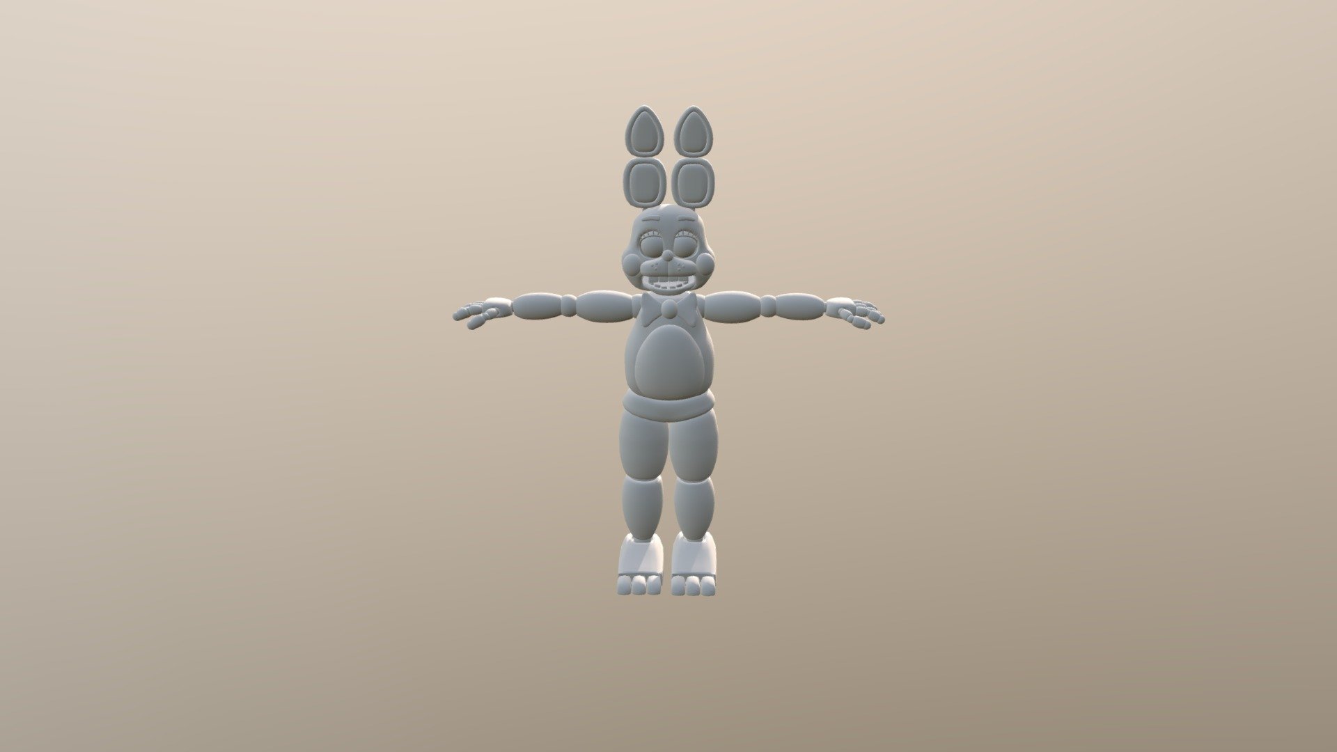 Toy Bonnie - Download Free 3D model by Theink (@FnafFucker) [3d77d48 ...