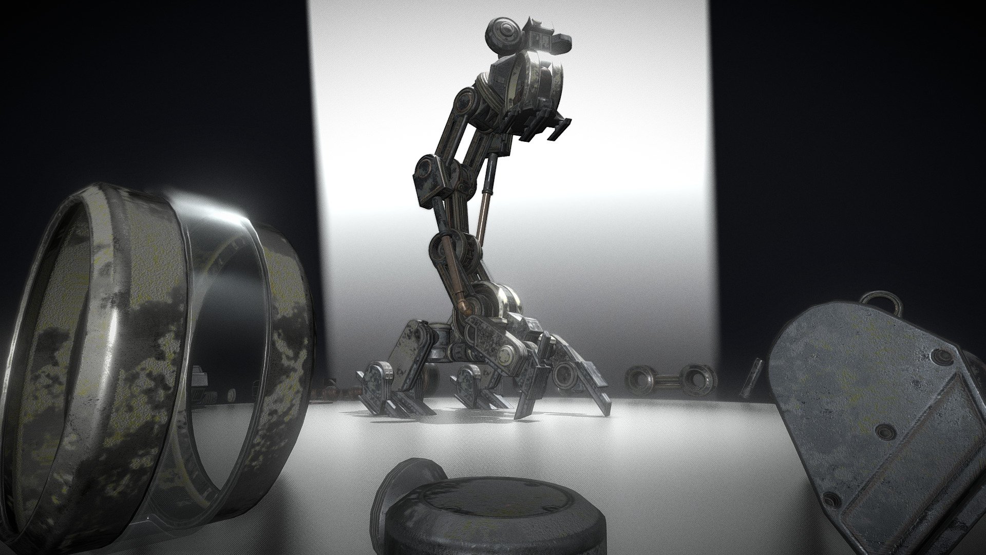 The Walking Mech Neck Old Version - 3D model by 3DHaupt (@dennish2010 ...