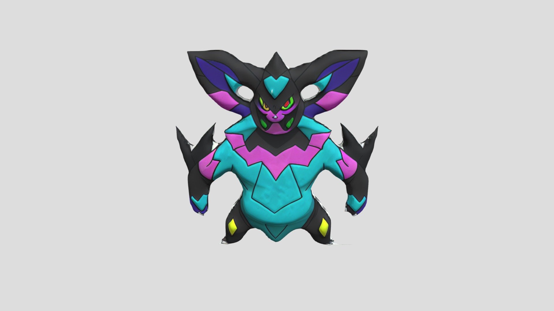Pokemon Goal 707 - Download Free 3D model by klrxyz [3d7b2e4] - Sketchfab