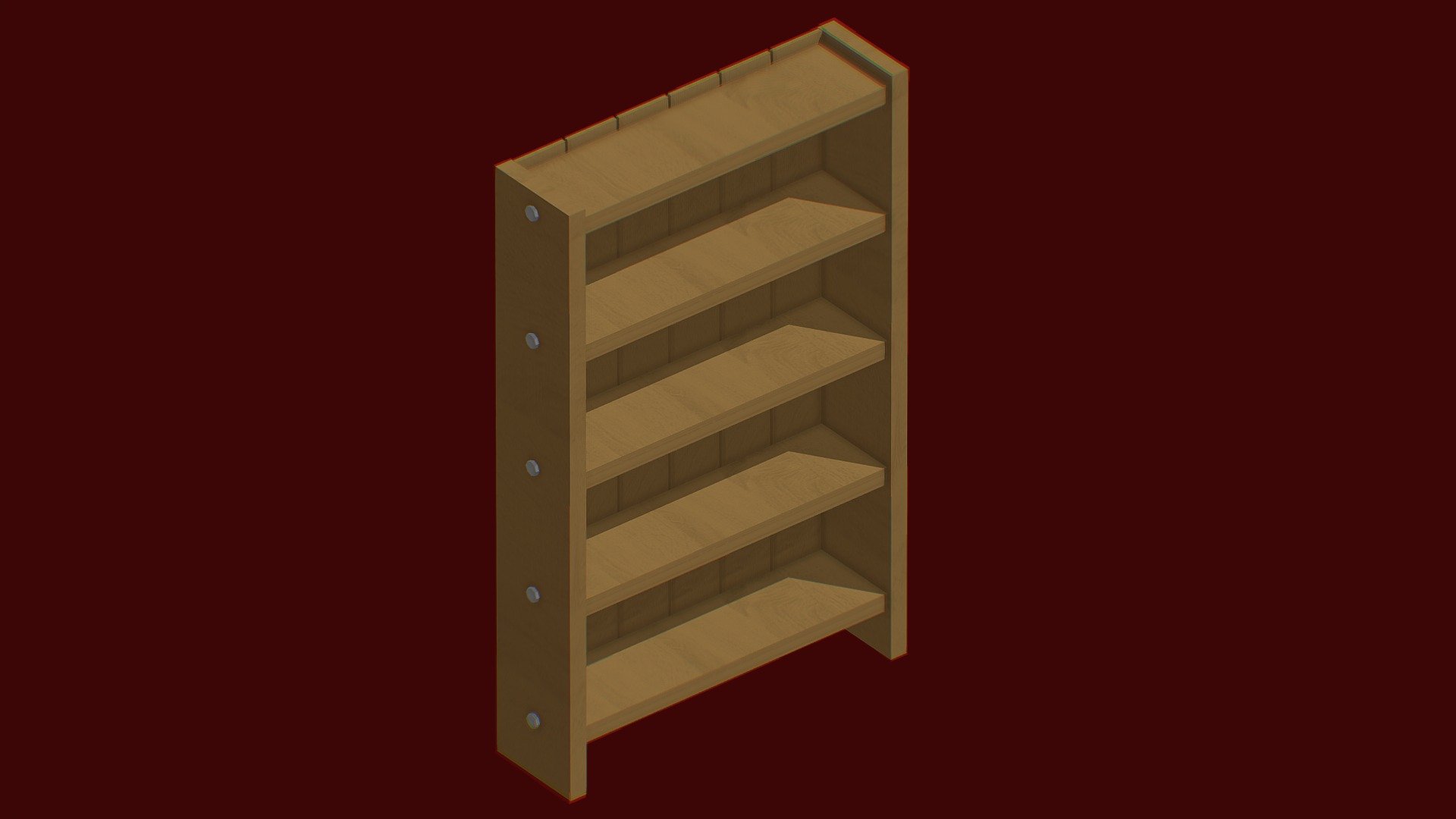 Bookshelf - Download Free 3D model by lucasalic00 [3d7be22] - Sketchfab