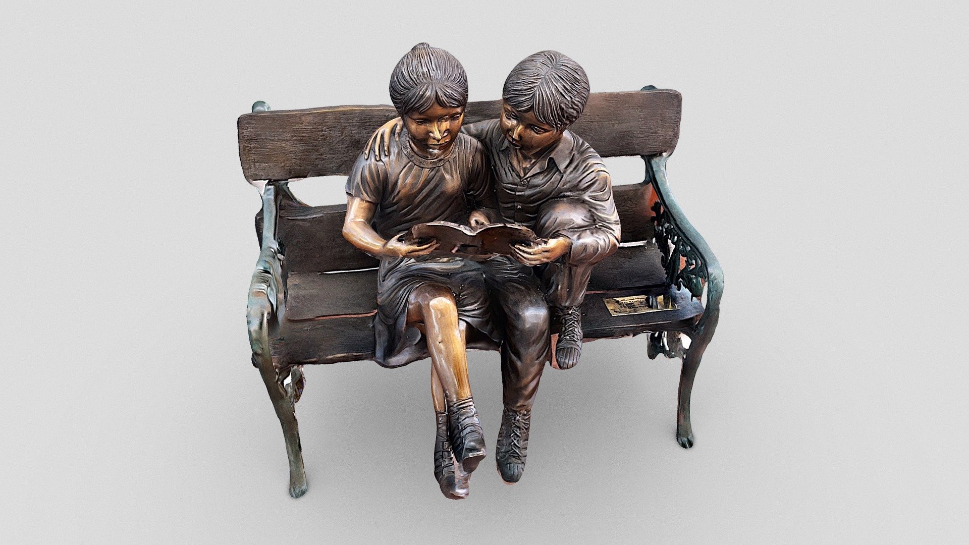 Day 159: Reading kids statue - 1scanaday - Download Free 3D model by ...