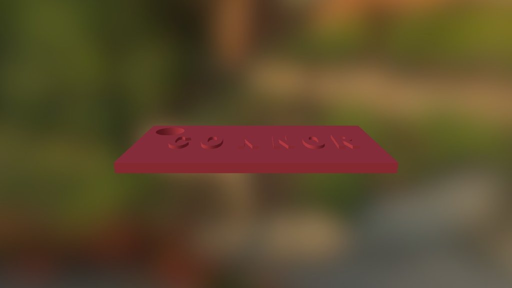 name plate thing - 3D model by pixelacademy [3d7d6f0] - Sketchfab