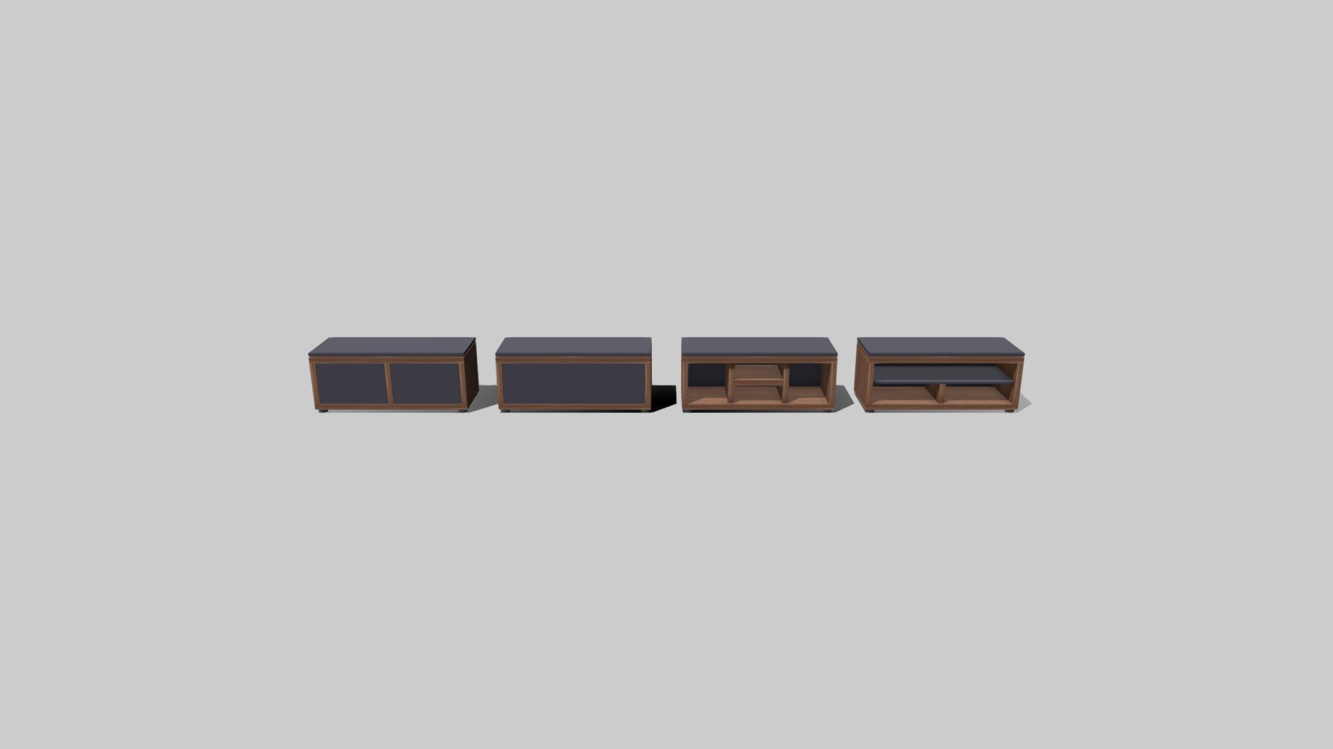 20190724 Rotating TV Console v01 - 3D model by TWWF (@potato154 ...
