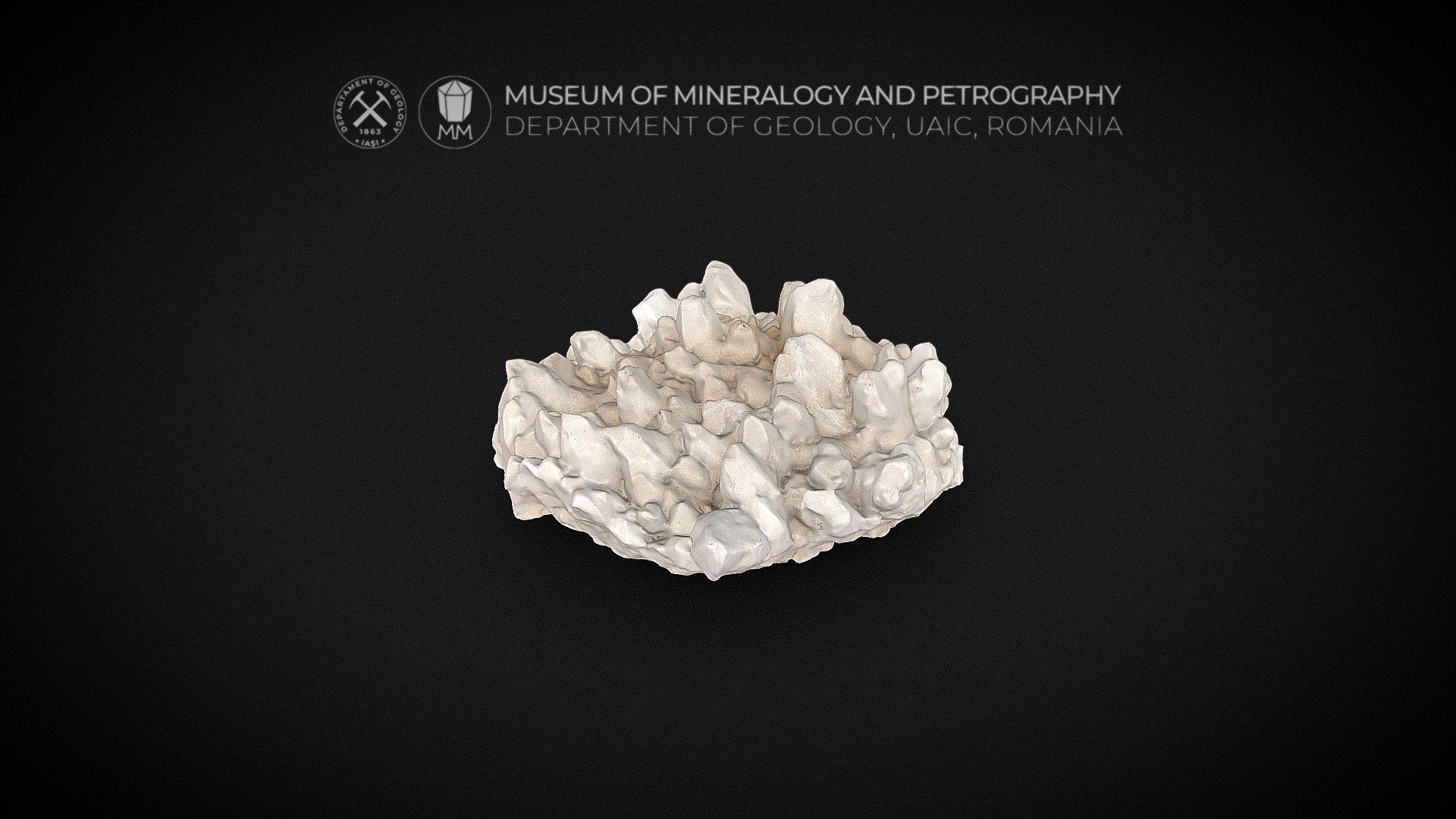 Cluster of Quartz crystals - 3D model by Museum of Mineralogy and ...